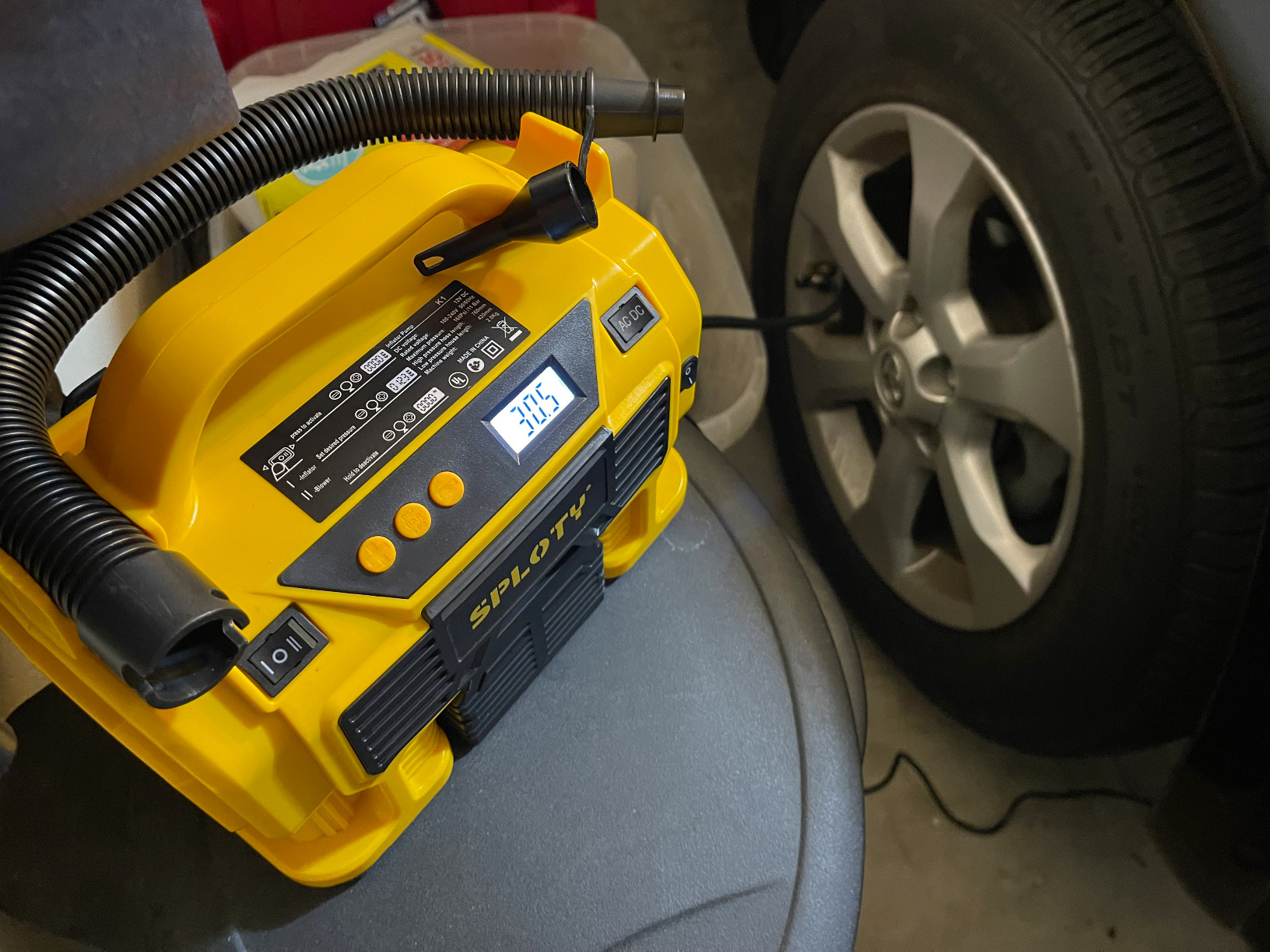 $12/mo - Finance SPLOTY Air Compressor Tire Inflator,110V AC or 12V DC ...