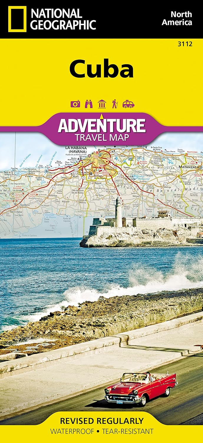 Cuba Map (National Geographic Adventure Map, 3112): National Geographic ...