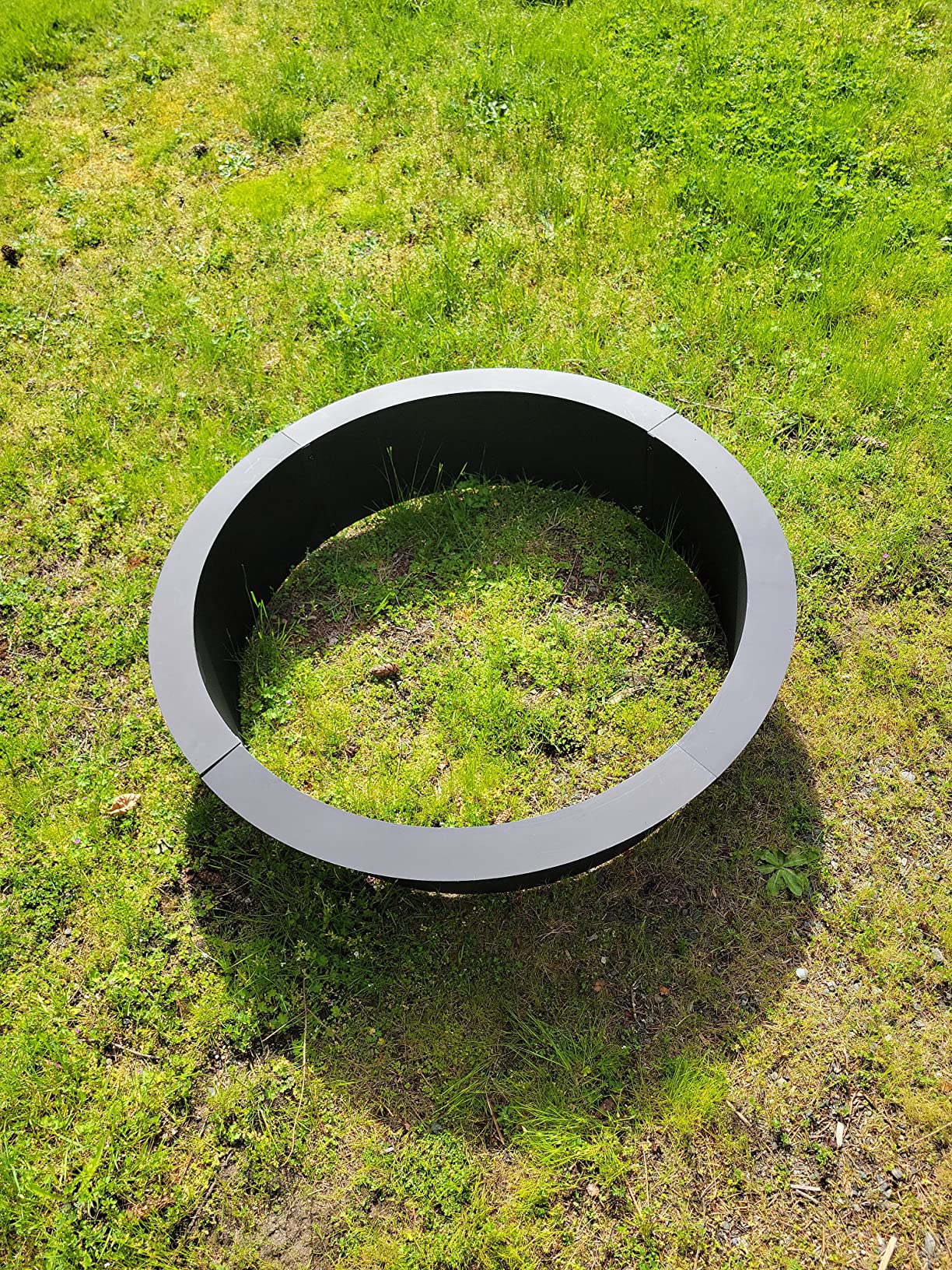 $28/mo - Finance Sunnydaze Fire Pit Ring Insert - Heavy-Duty 2mm Thick ...