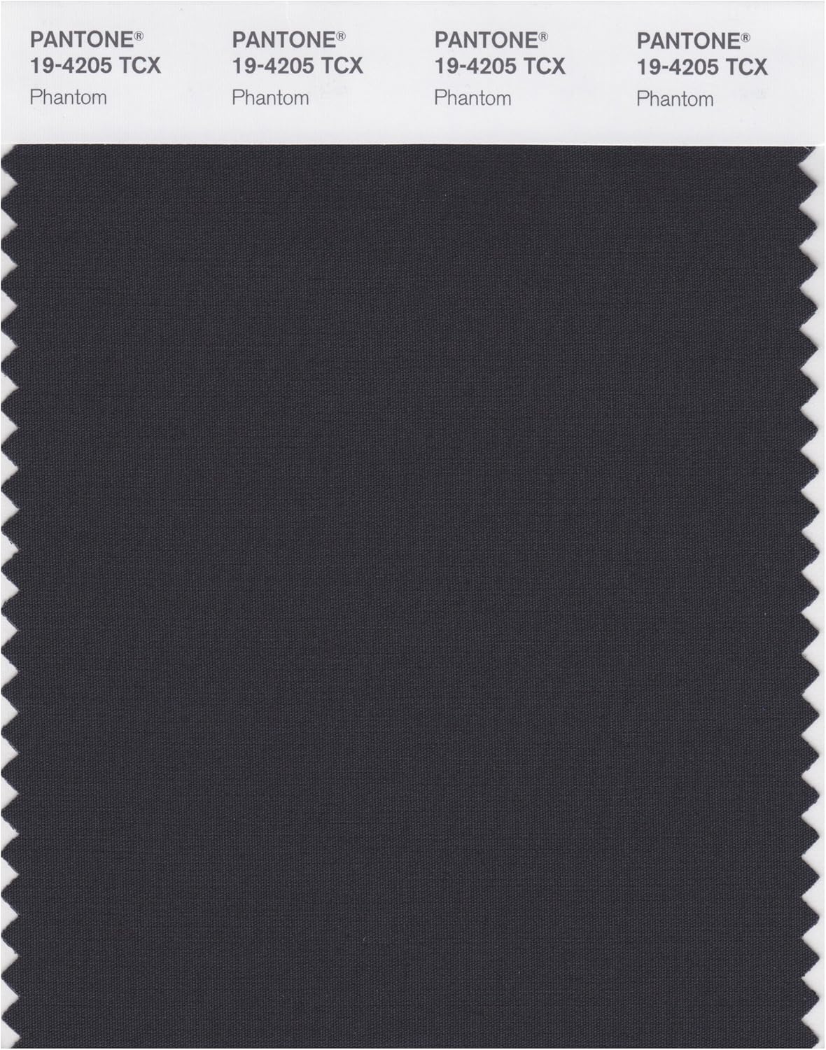 PANTONE Smart 19-4205X Color Swatch Card, Phantom - House Paint ...