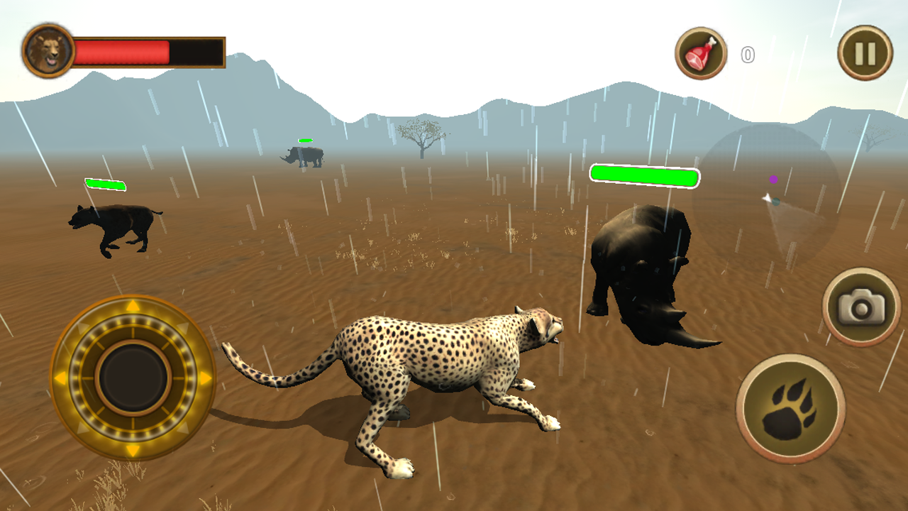 Aplicación Cheetah Chase Simulator en Amazon Appstore