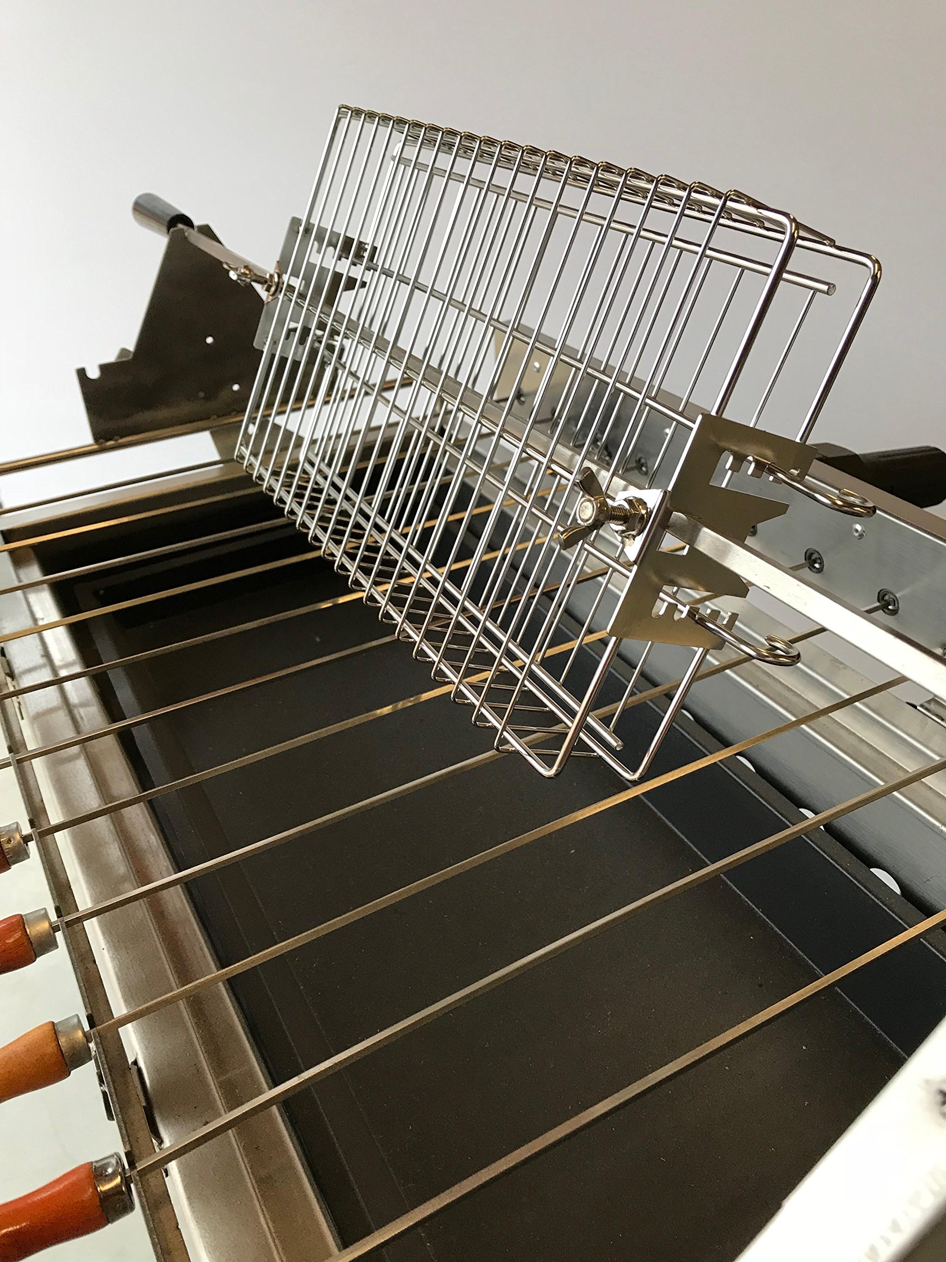 SunshineBBQs BBQ Rotisserie Basket Cage in Stainless Steel- Buy Online ...