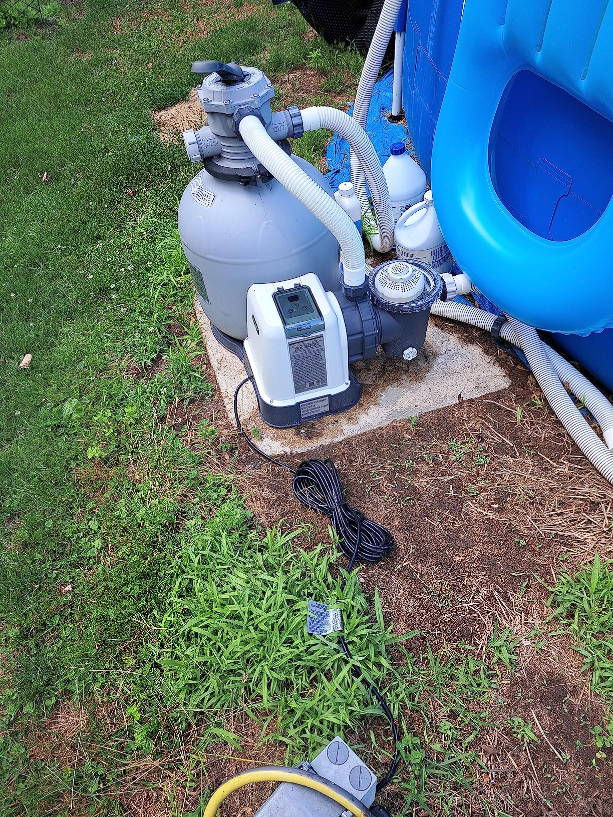 $31/mo - Finance INTEX SX3000 Krystal Clear Sand Filter Pump for Above ...