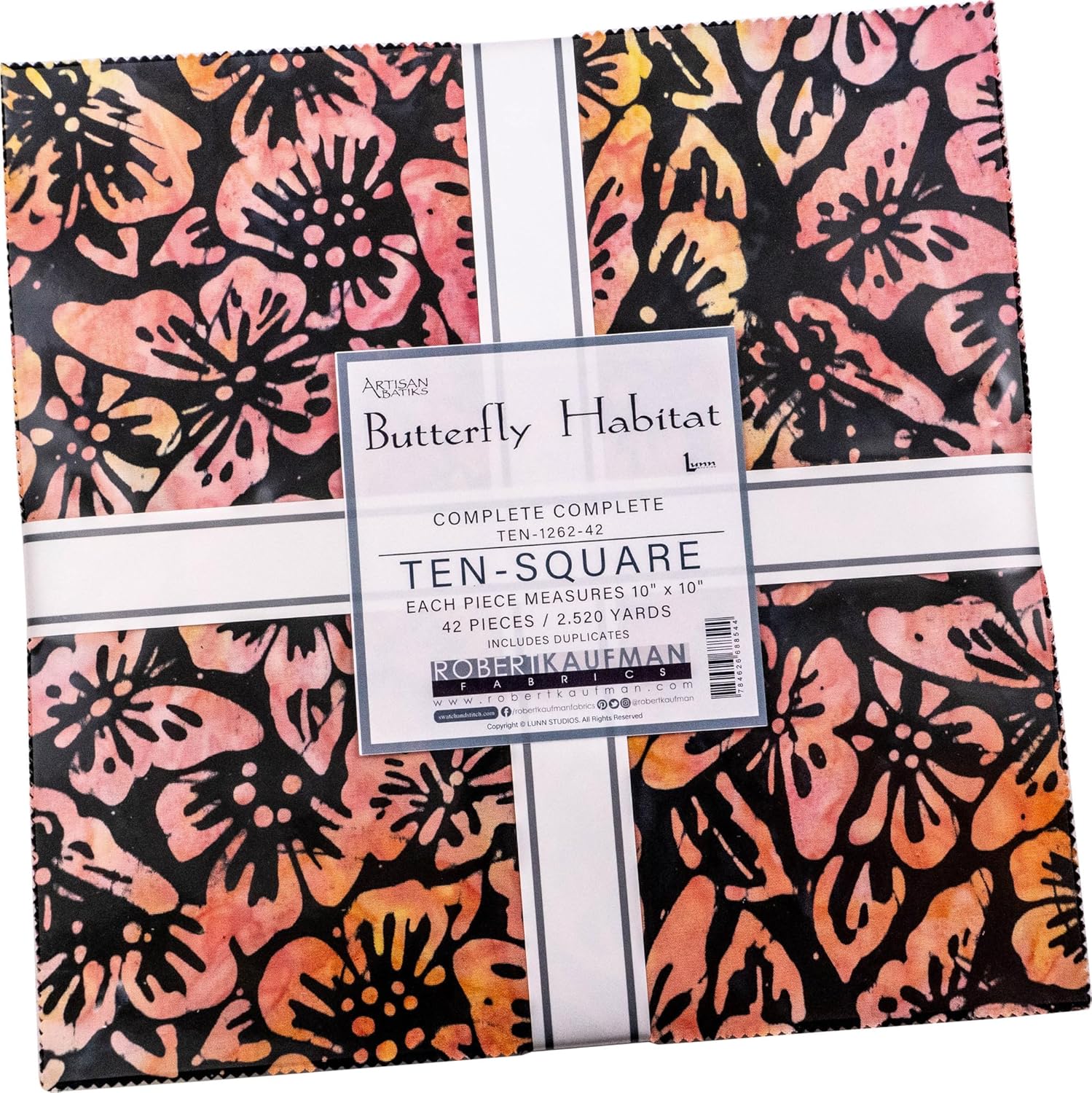 Amazon.com: Lunn Studios Artisan Batiks Butterfly Habitat 42 10-inch ...