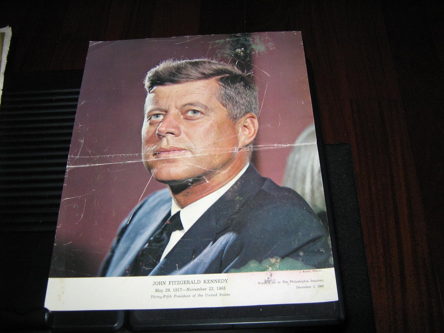 President John F. Kennedy Memorabilia...Record , Posters , Pharmascope ...