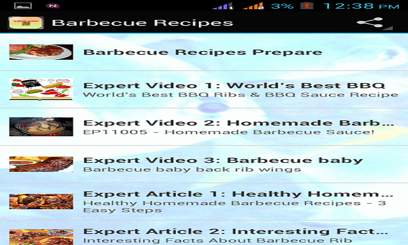 Barbecue Recipes - App on Amazon Appstore
