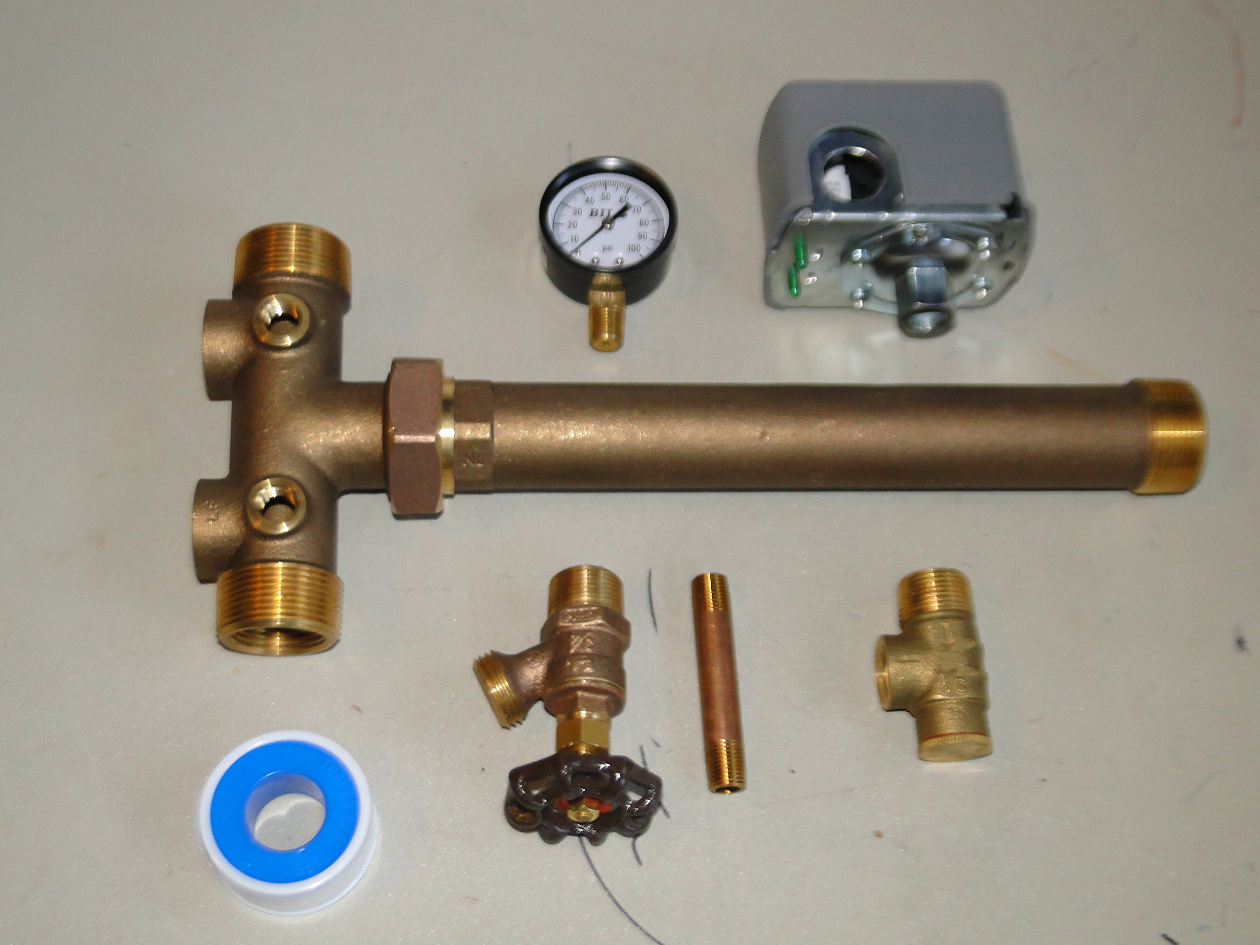 Amazon.com: 1 x 11 Tank Tee with UNION Kit Installation Water Well ...