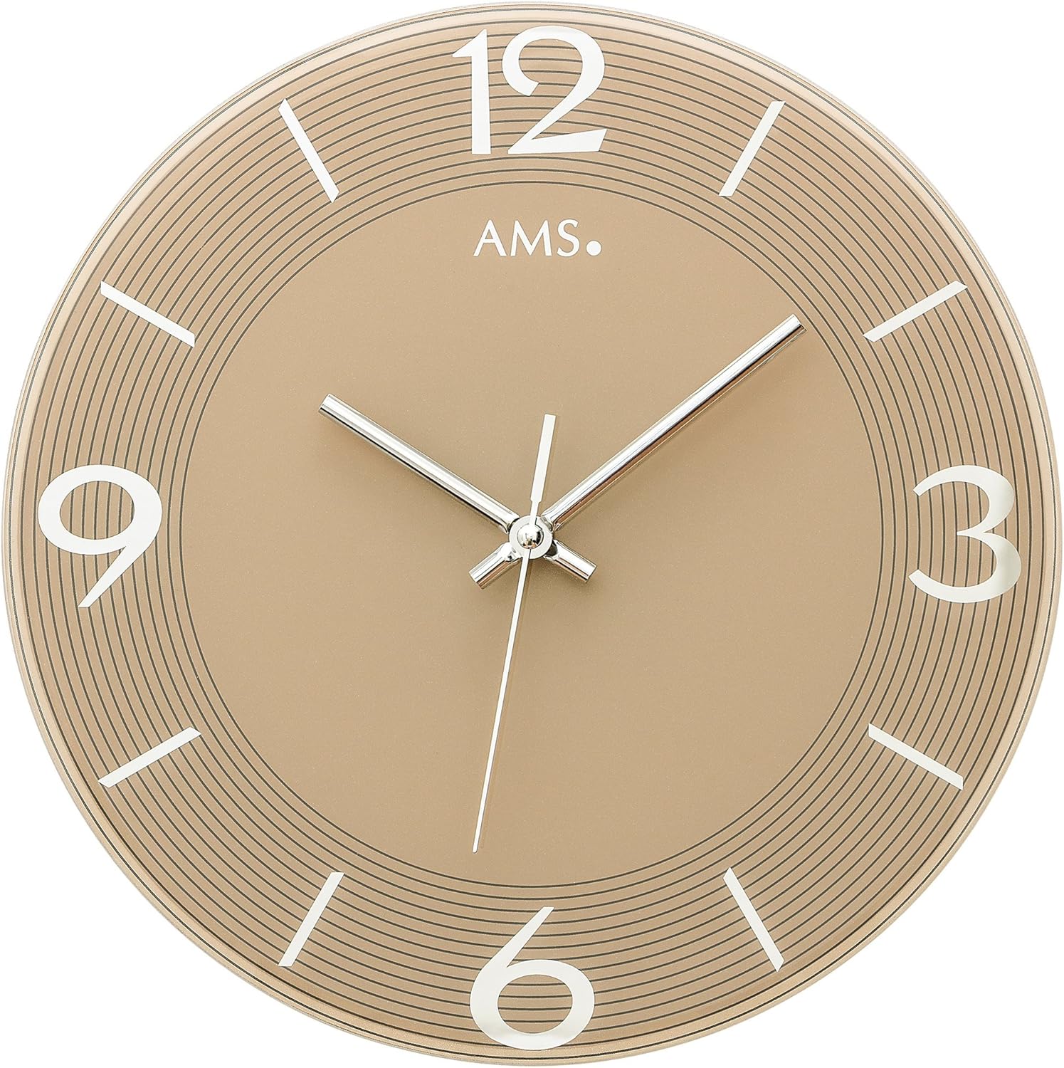 Amazon.com: AMS Modern Wall Clock with Quartz Movement from : Home ...
