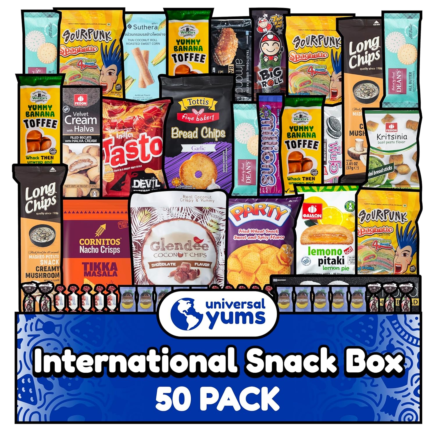 Universal Yums International Snack Box | Variety Bermuda | Ubuy
