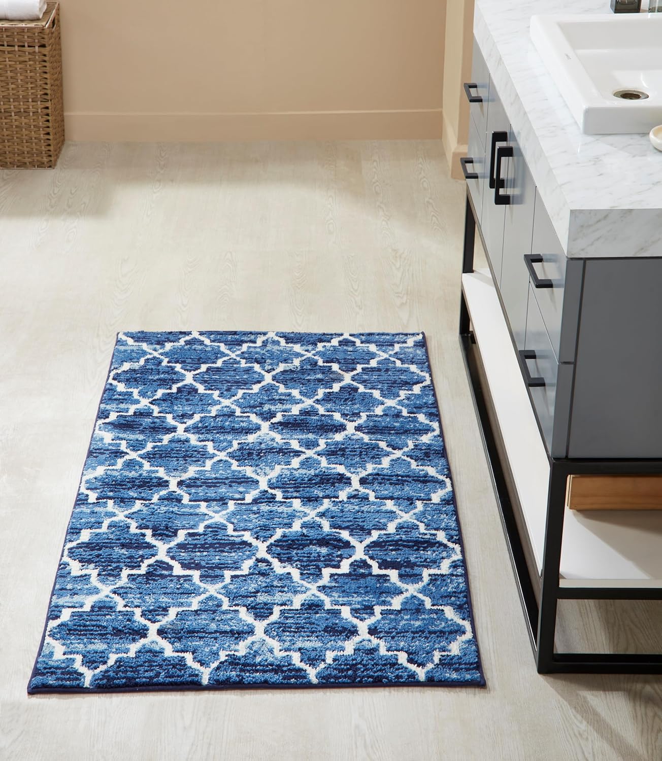 Amazon.com: Better Trends 30" x 50" Rectangle Bathroom Rug, 100% Cotton ...