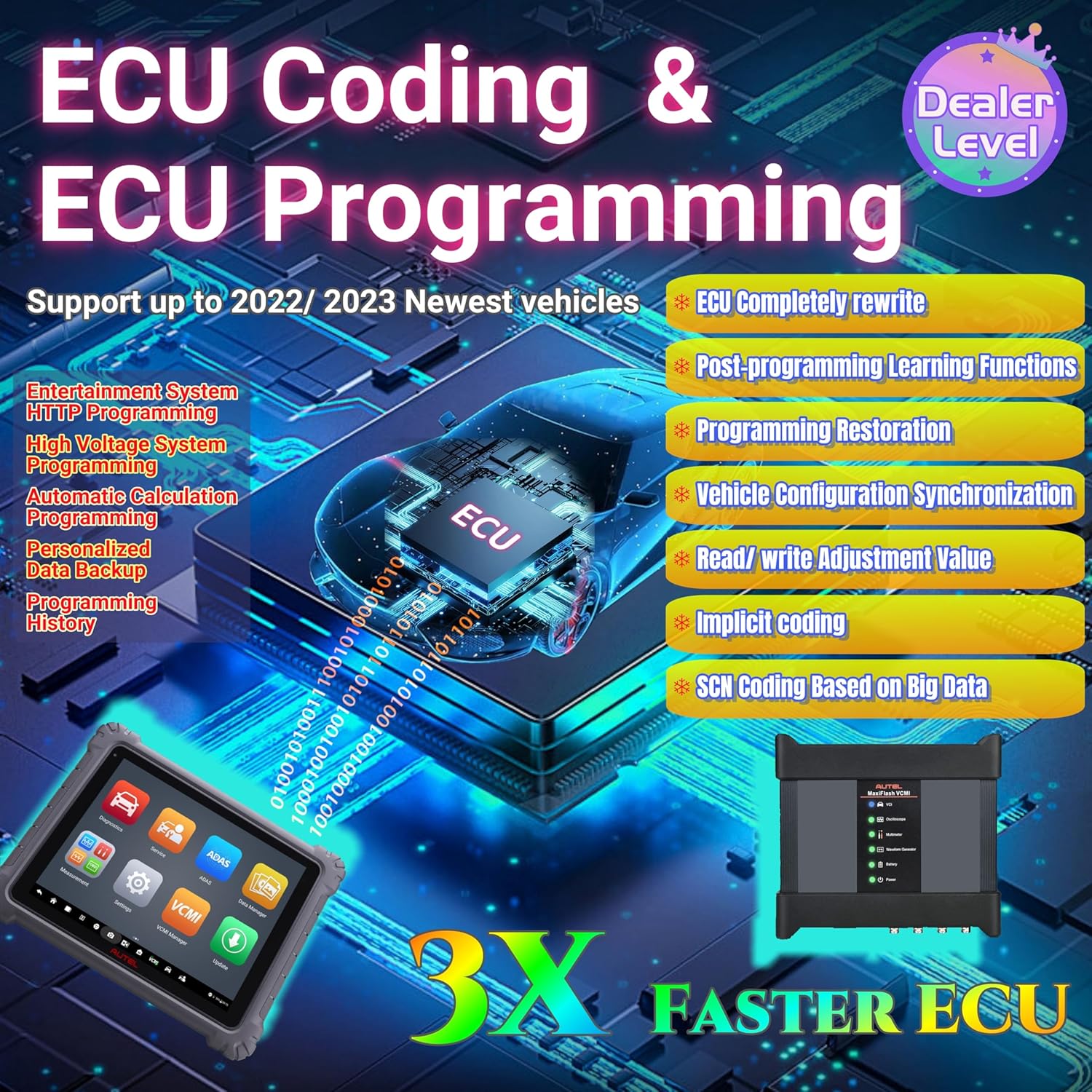 Autel MaxiSys Ultra EV Scanner UltraEV, 2024 High-Voltage System ...