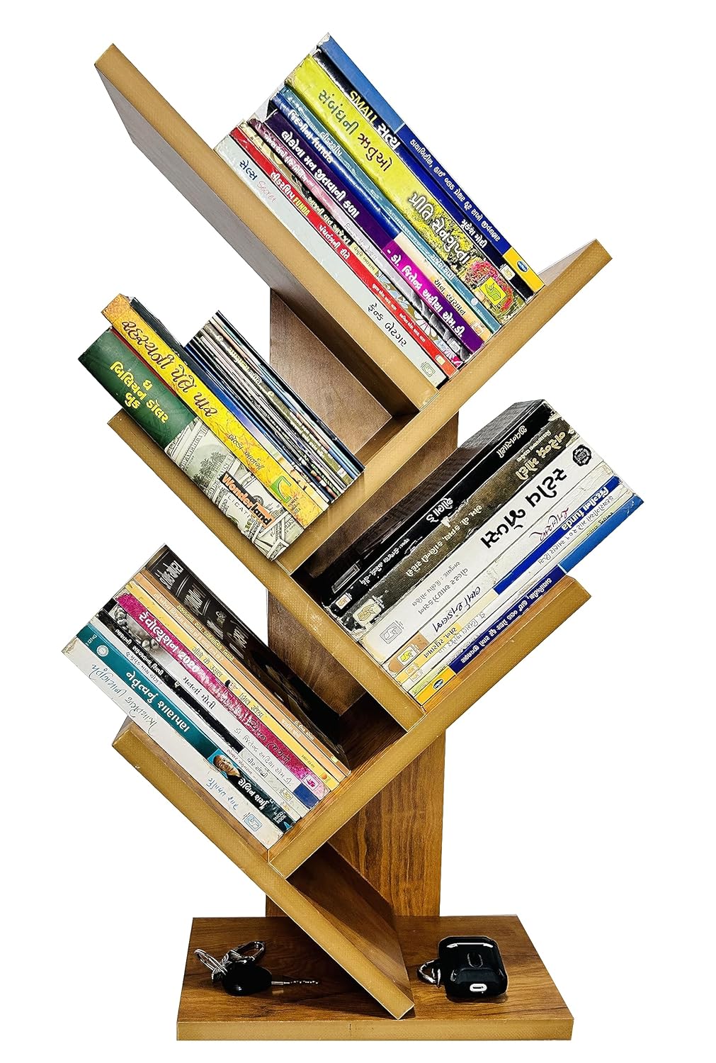 SBF Furniture Engineered Wooden Book Rack Space Saver Book Shelf for ...
