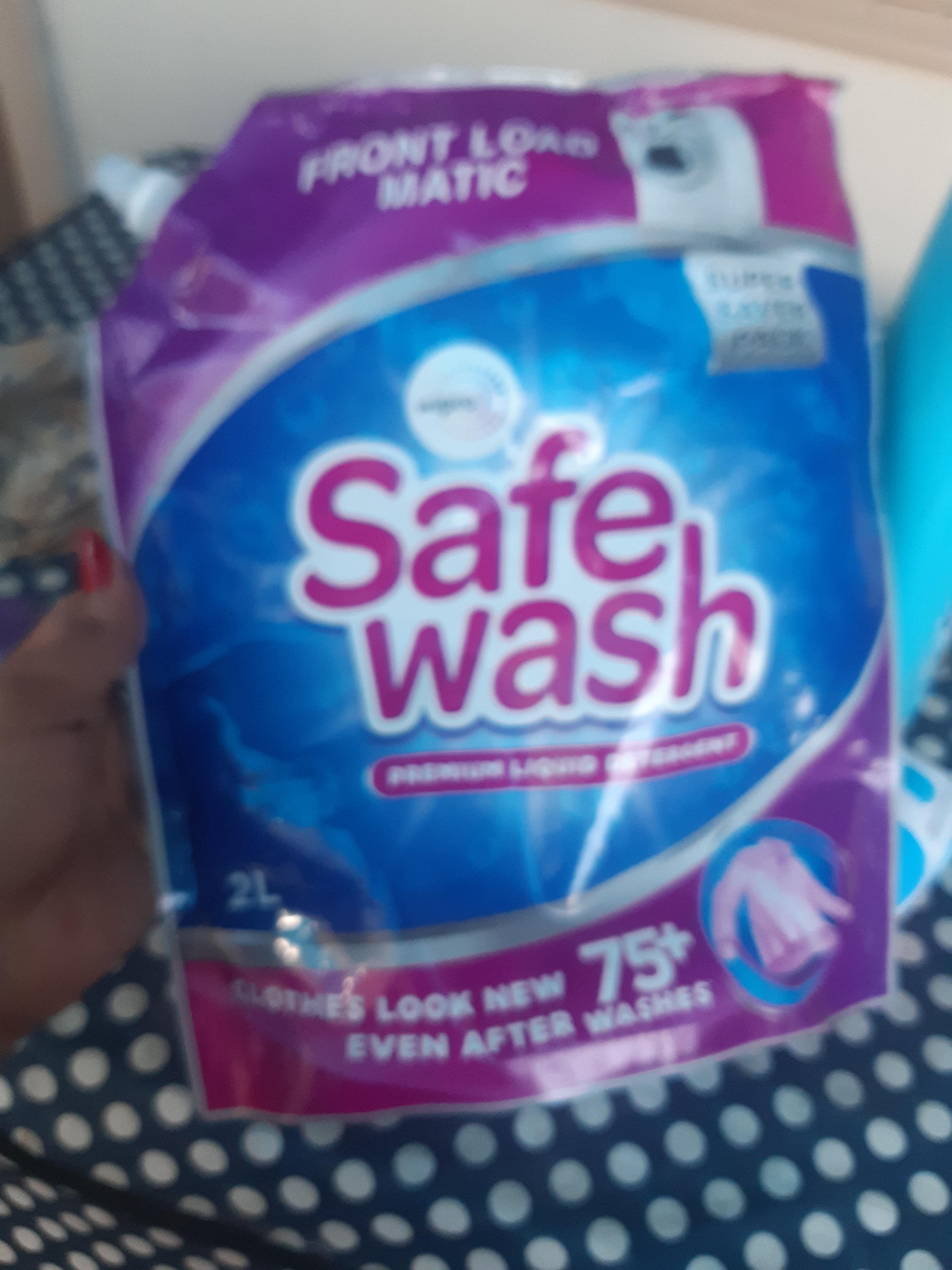 Safewash Matic Liquid Detergent Front Load 2L : Amazon.in: Health ...