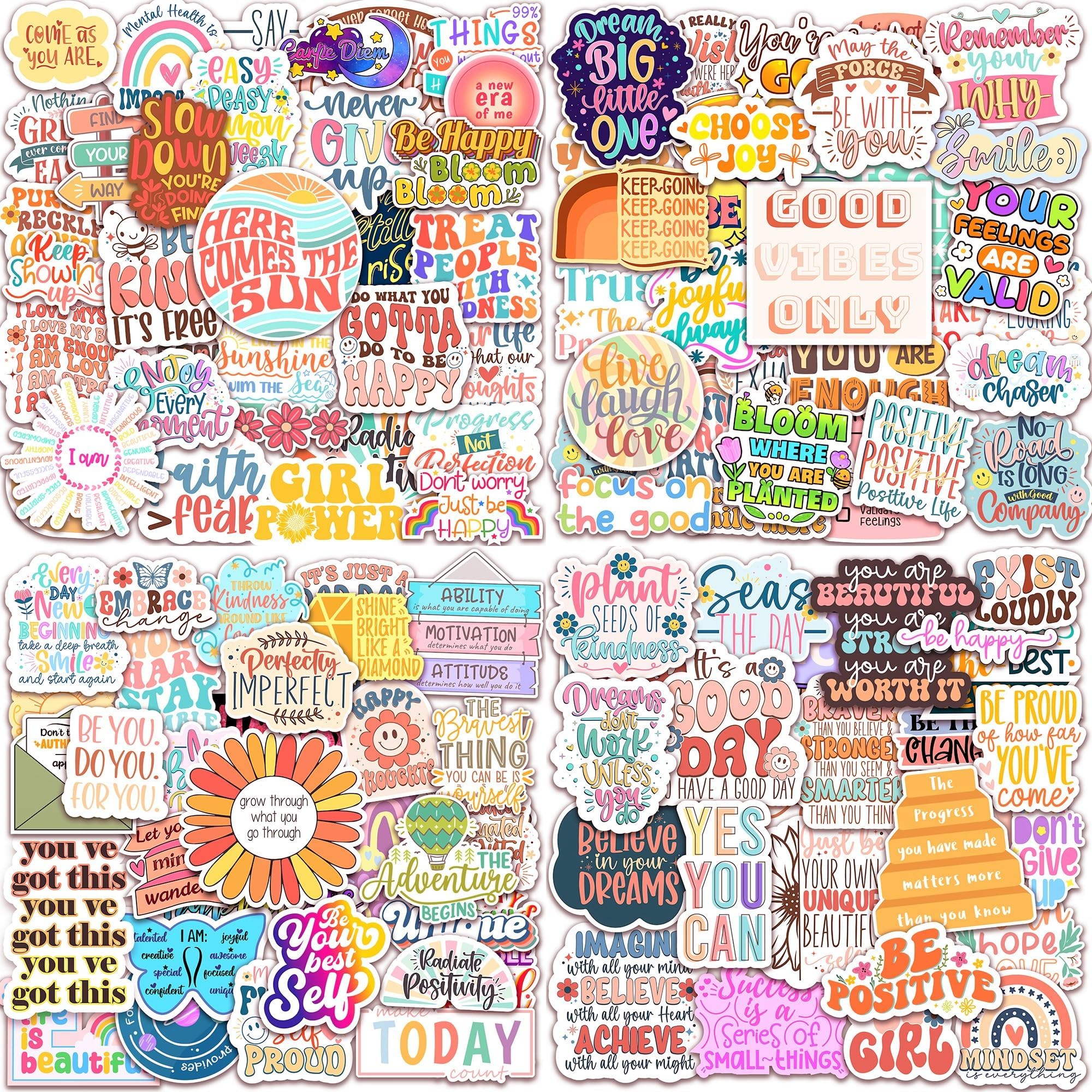 Amazon.com: 220PCS Motivational Stickers VisionBoard Sticker Pack ...