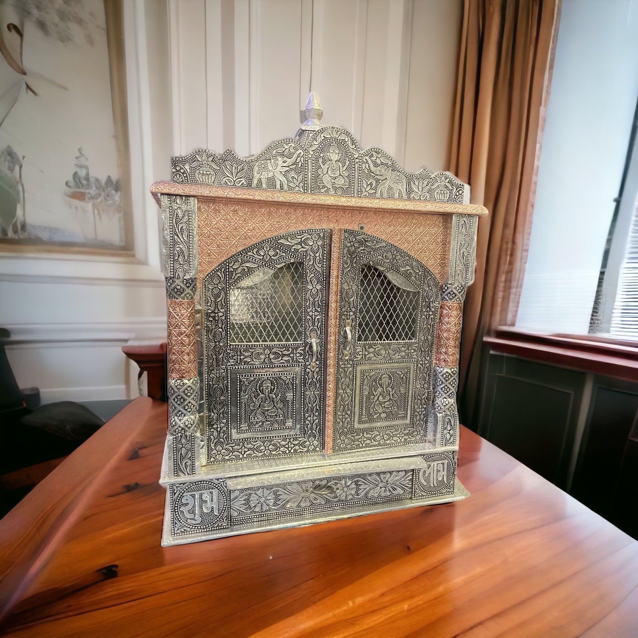 Buy Wooden Expert office temple | small temple | home temple ...