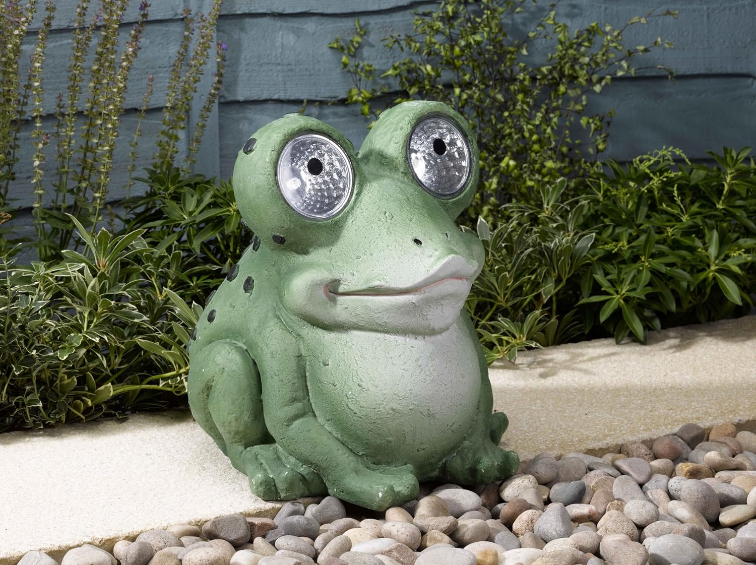 Smart Solar Large Bright Eye Frog 32cm Heigh With LED Lights as Eyes ...