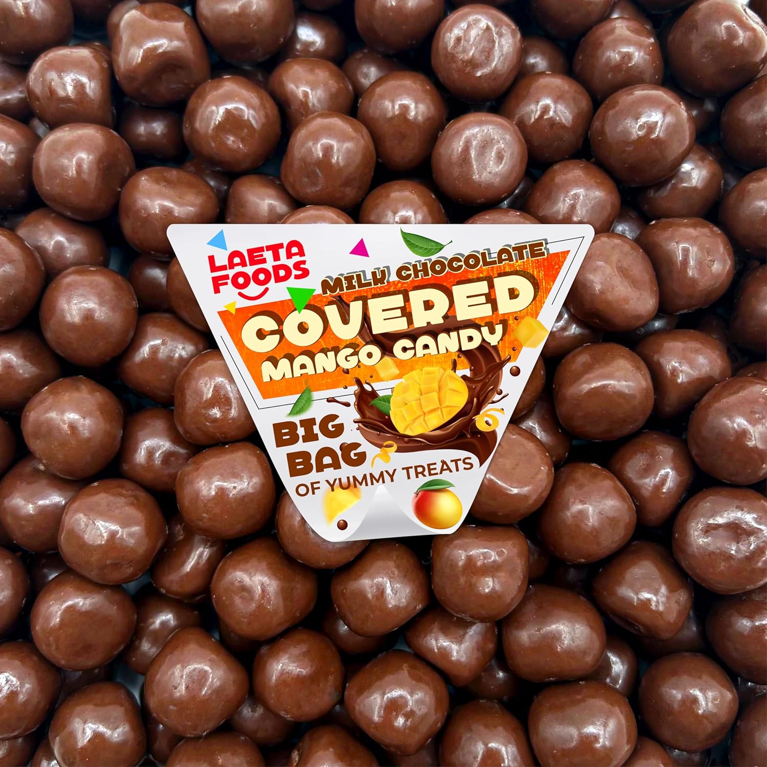 Amazon.com : Milk Chocolate Covered Mango Candy (2 Pound Bag) : Grocery ...