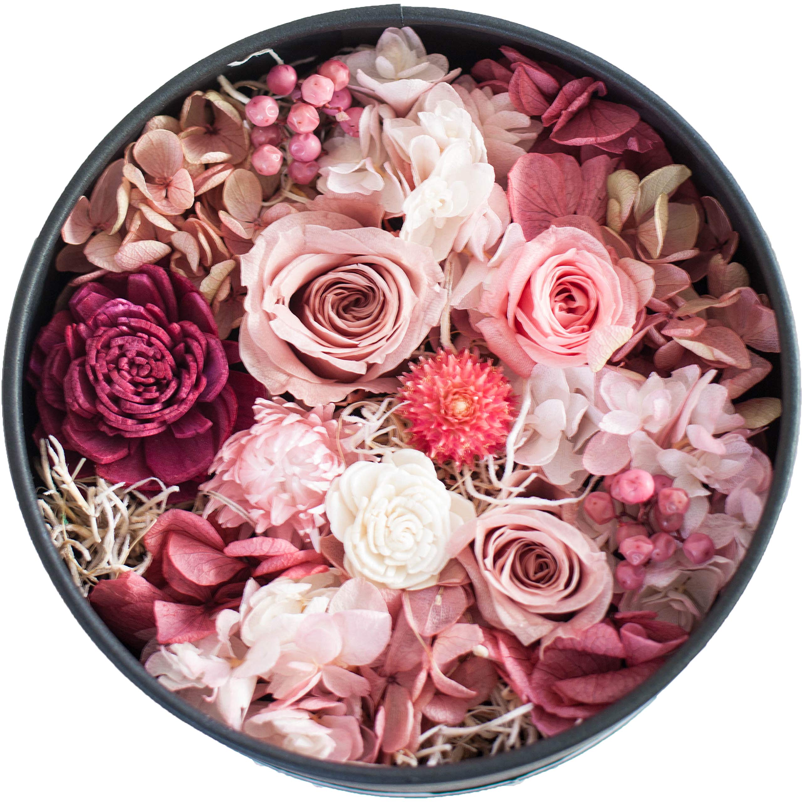 Amazon｜Ruplan プリザーブドフラワー 『vif ヴィフ』 (オールドローズ)｜プリザーブドフラワー オンライン通販