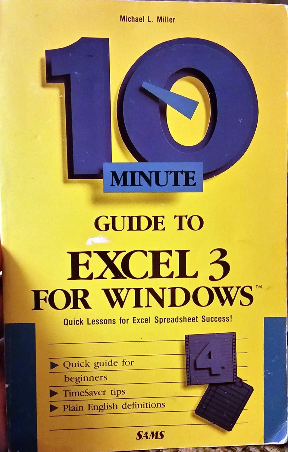 Amazon | 10 Minute Guide to EXCEL for Windows | Miller, Mike | Excel