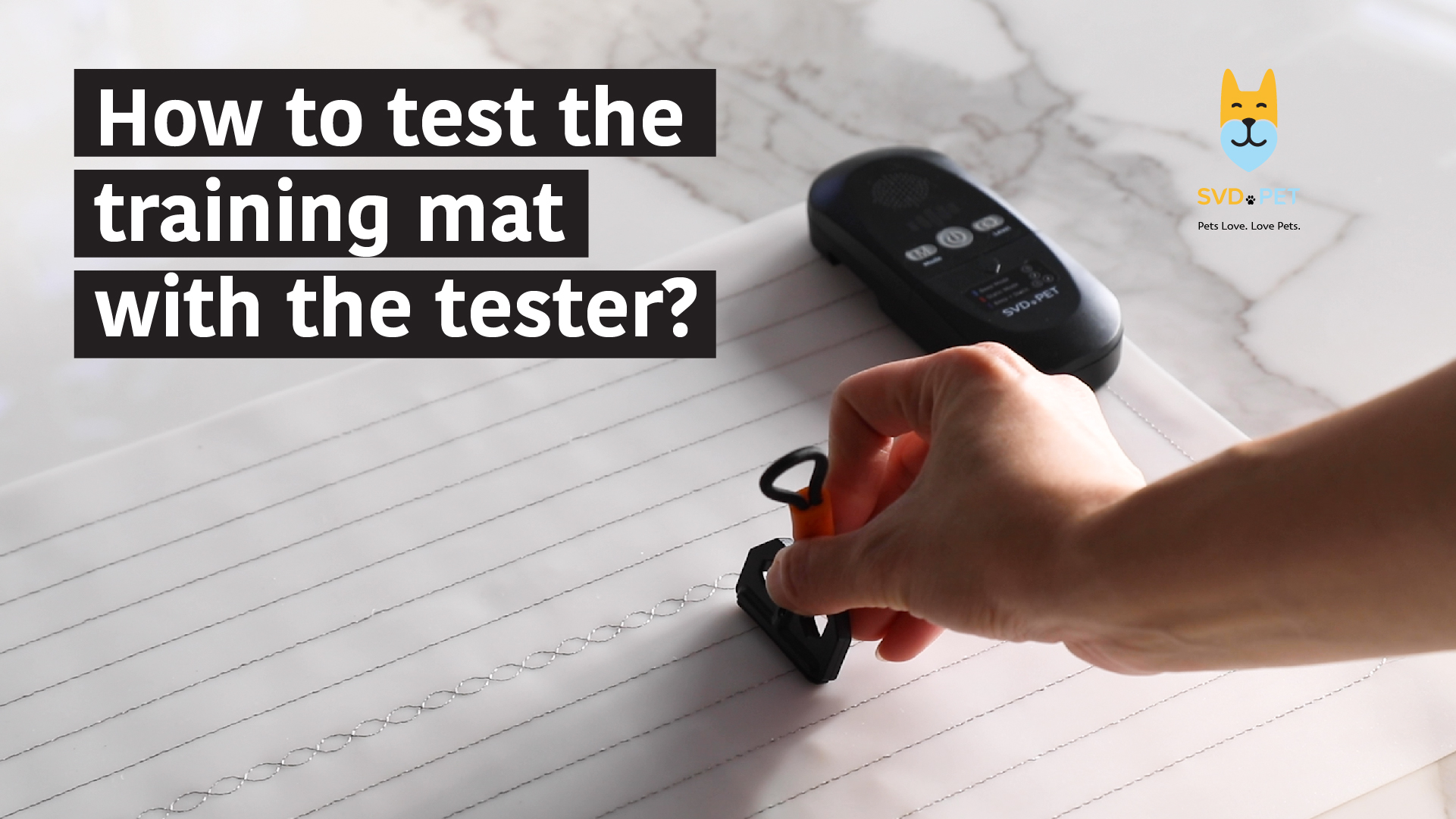 Watch Easy to test the Training Mat with the included tester. on Amazon ...