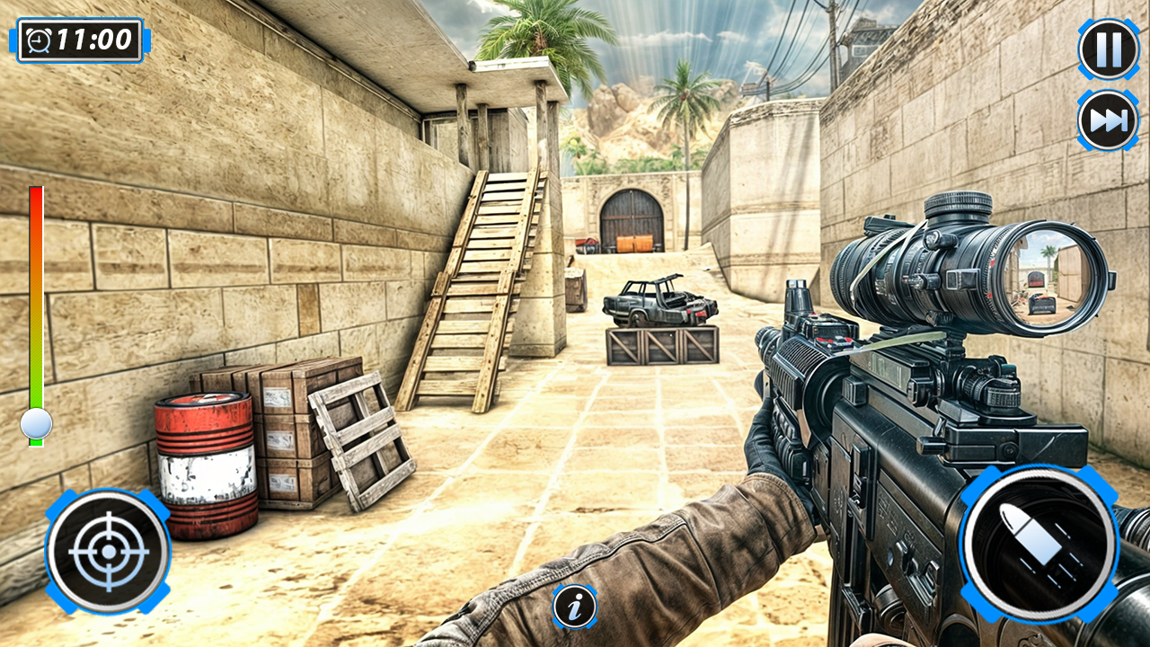 Real Sniper Shooting City War Offline Gun Game 3D - App on Amazon Appstore