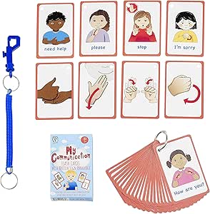 My Communication BSL Cards For Speech Delay Non-Verbal or deaf Children ...