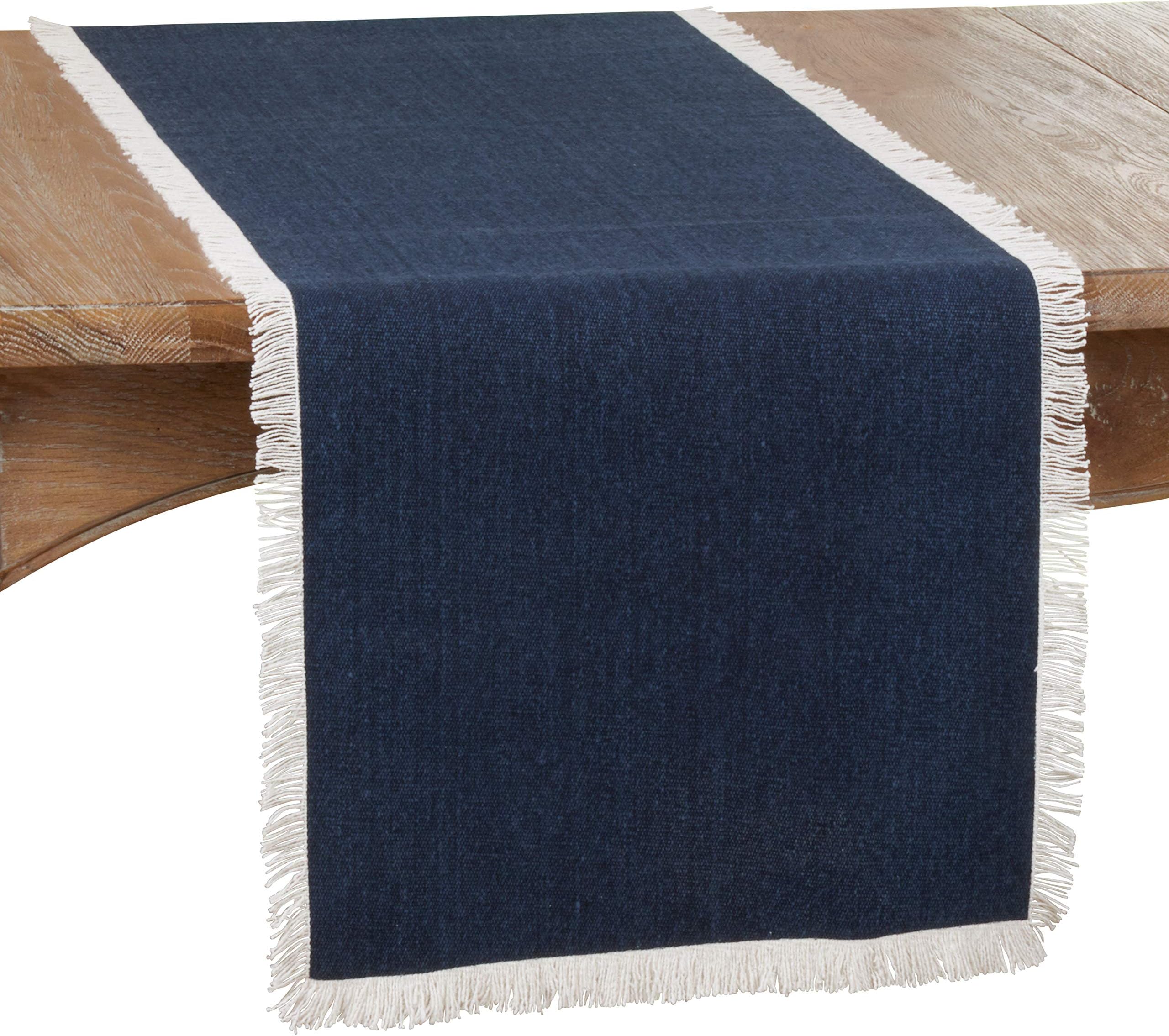 Amazon.com: Handwoven Southwestern Table Runner with Fringe Detailing ...