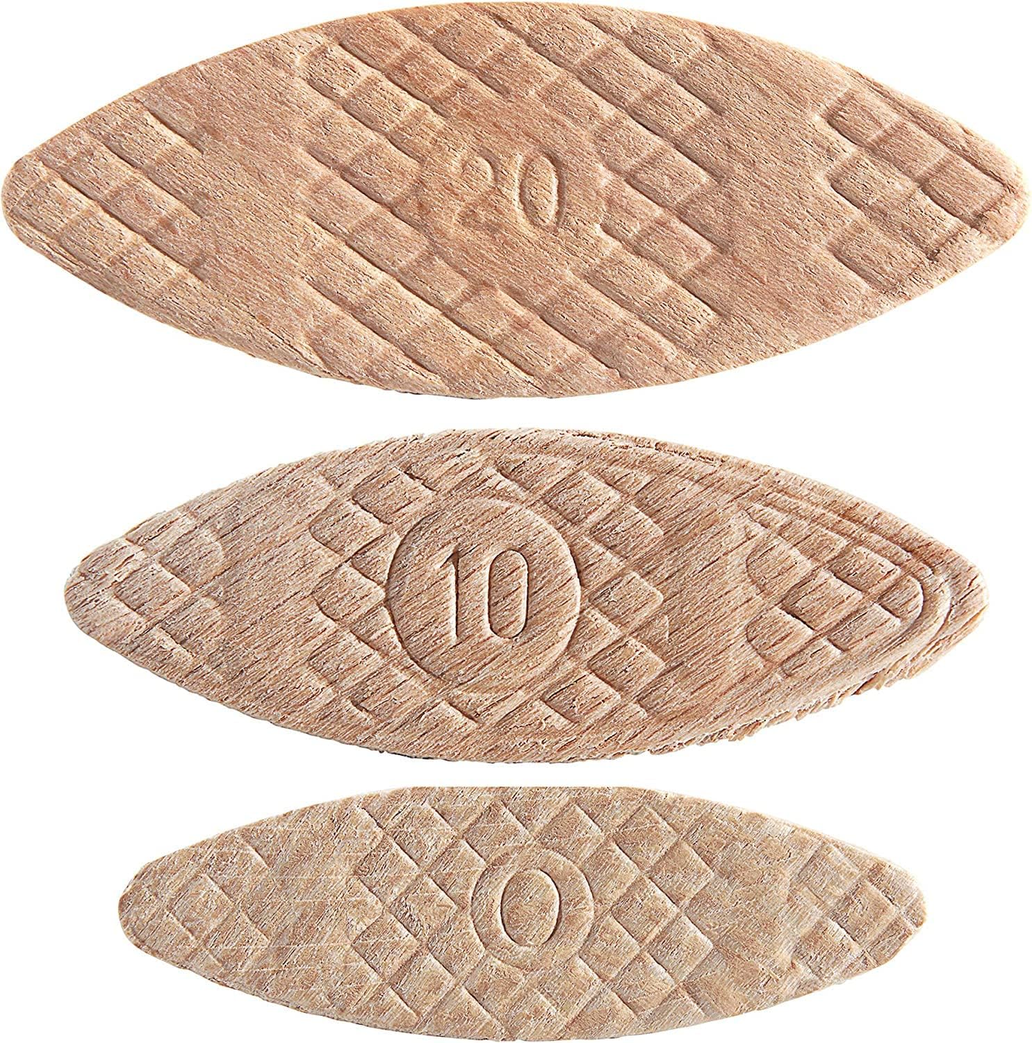 Trend 100pcs Beechwood Joining Biscuits Variety Pack (No. 0, 10, 20 ...