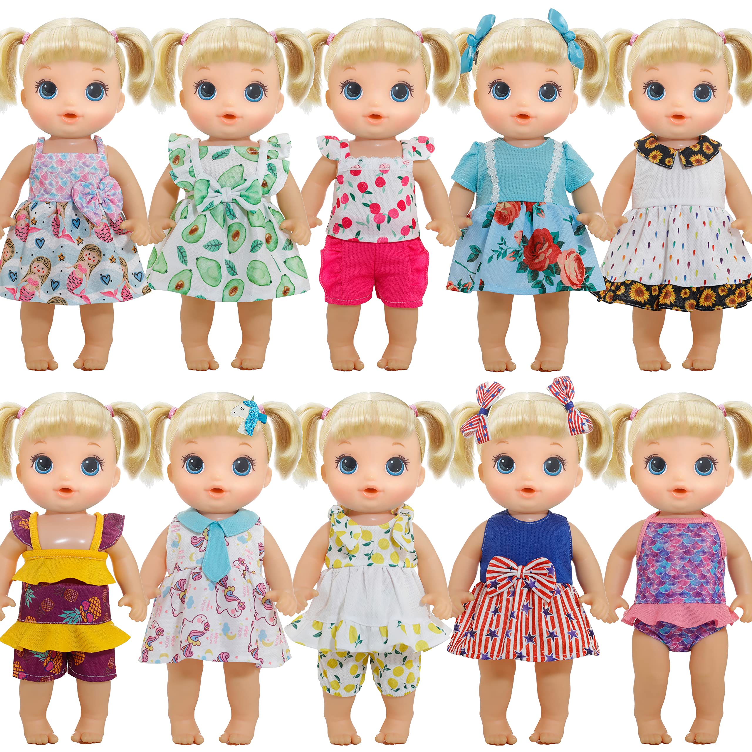 12 baby doll clothes on sale