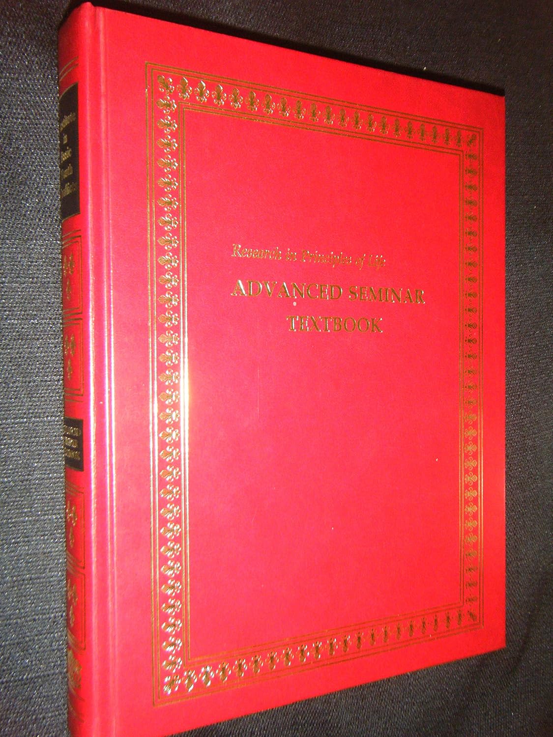 Research in Principles of Life: Advanced Seminar Textbook: bill-gothard ...