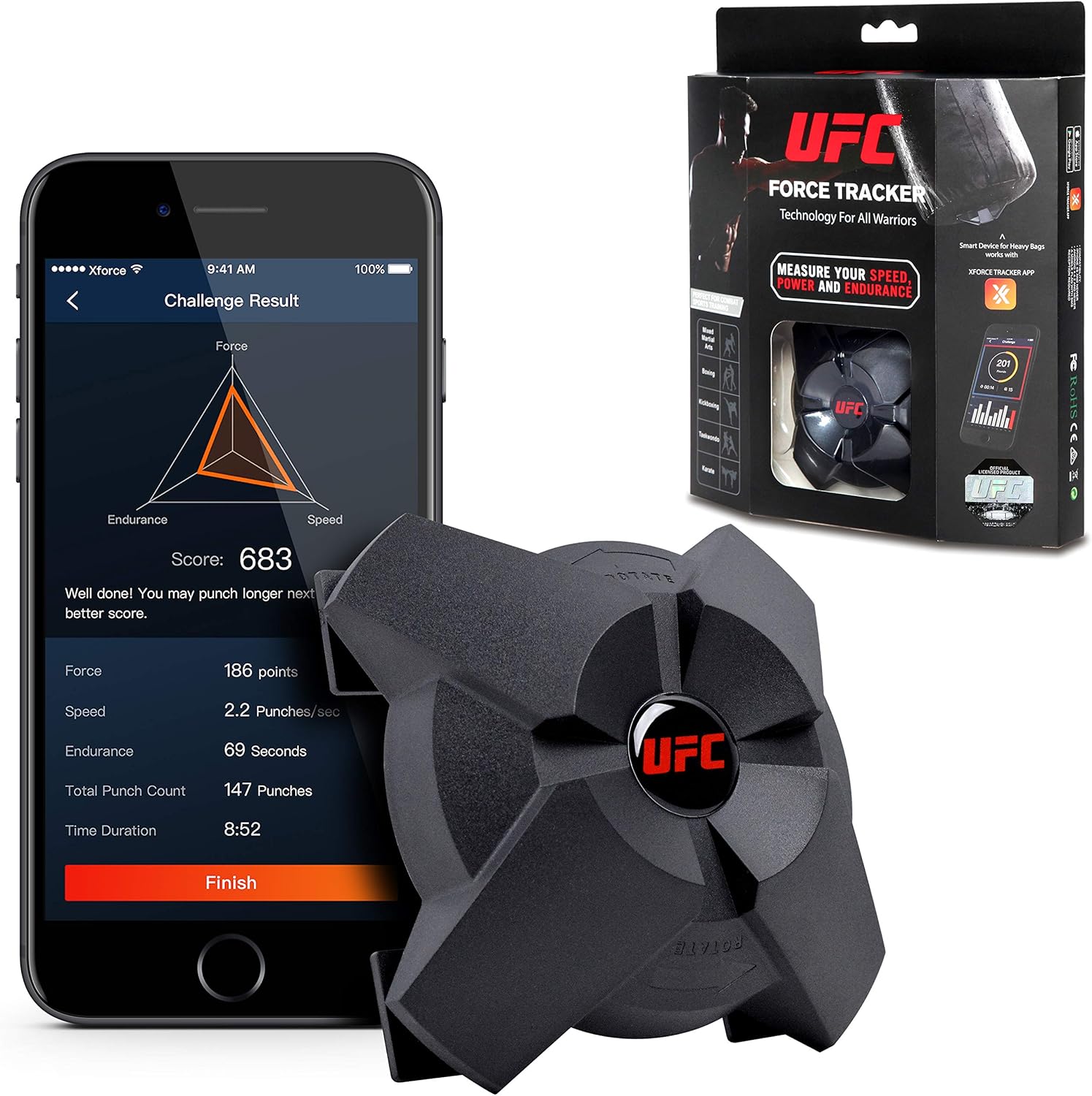 UFC Combat Strike Force Tracker Smart Device For Punching Bags ...
