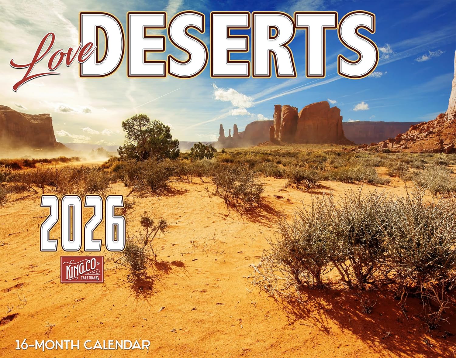 Amazon.com: 2026 Desert Scenic Wall Calendar 16-Month X-Large Size ...