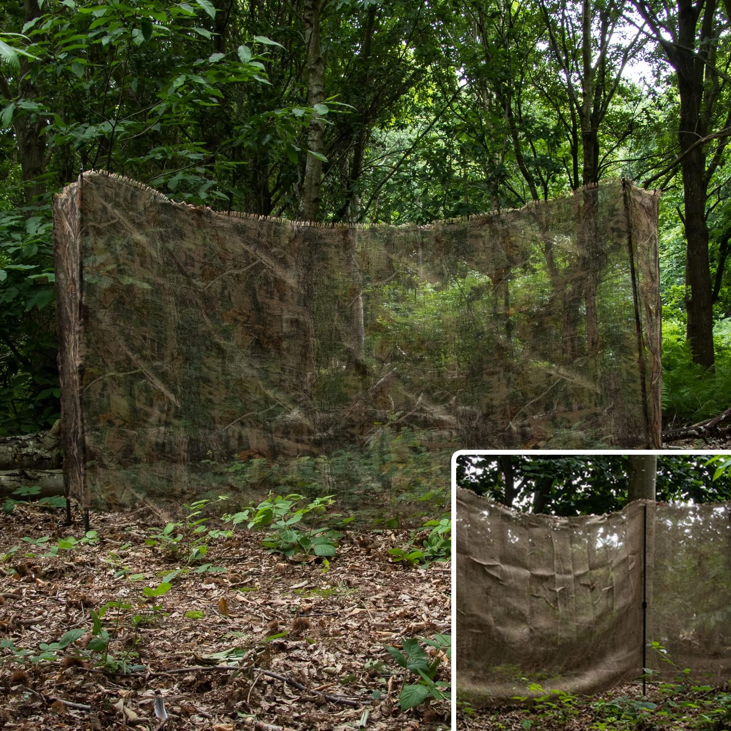 NITEHAWK Camouflage Burlap Hunting Net Mesh Camo Shooting Blind Netting ...