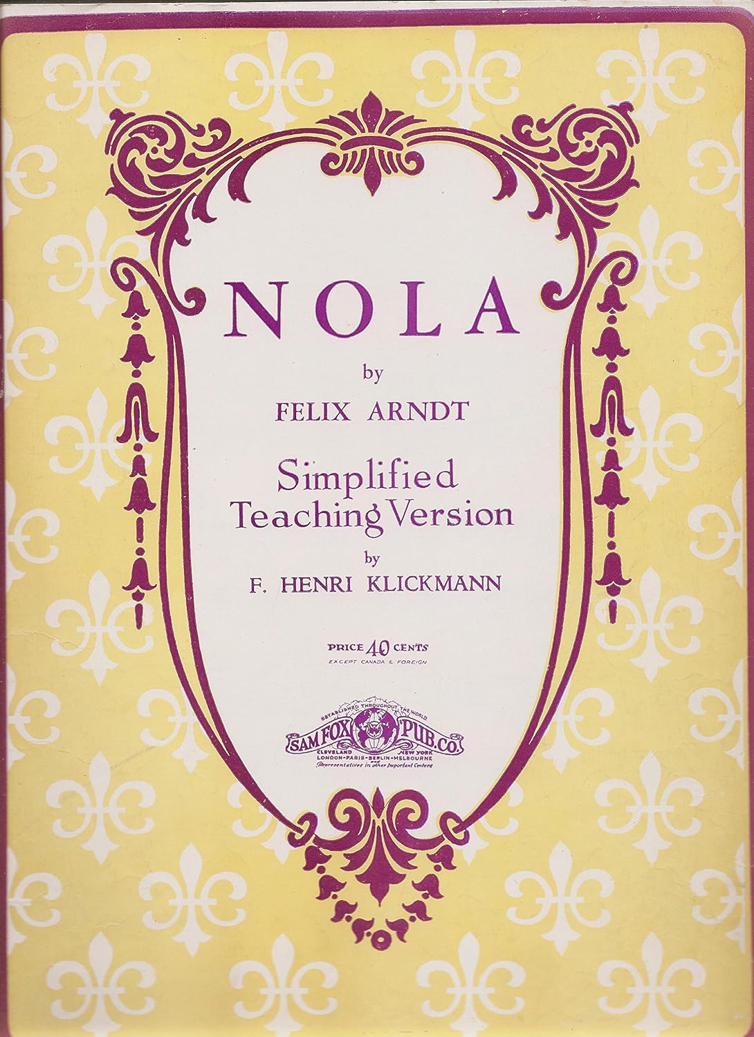 Nola (Simplified Teaching Version): Amazon.com: Books