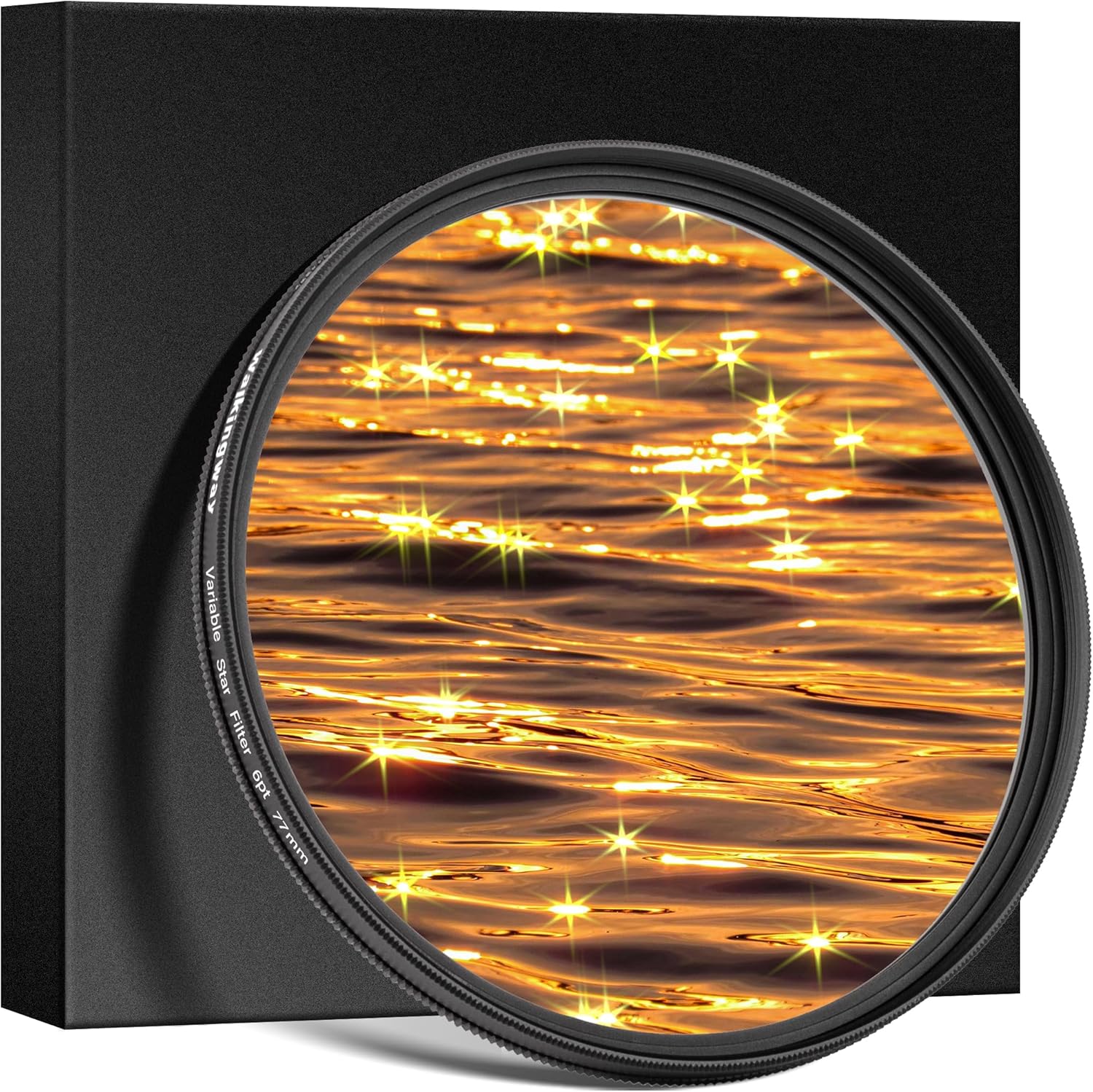 Amazon.com : Walking Way 6 Points Star Filter 37 MM Variable Twinkle ...