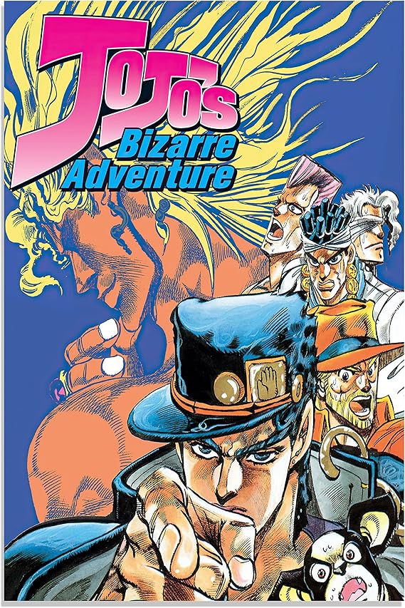Amazon.com: KGARB Anime Poster JoJos Bizarre Adventure Poster Jotaro ...