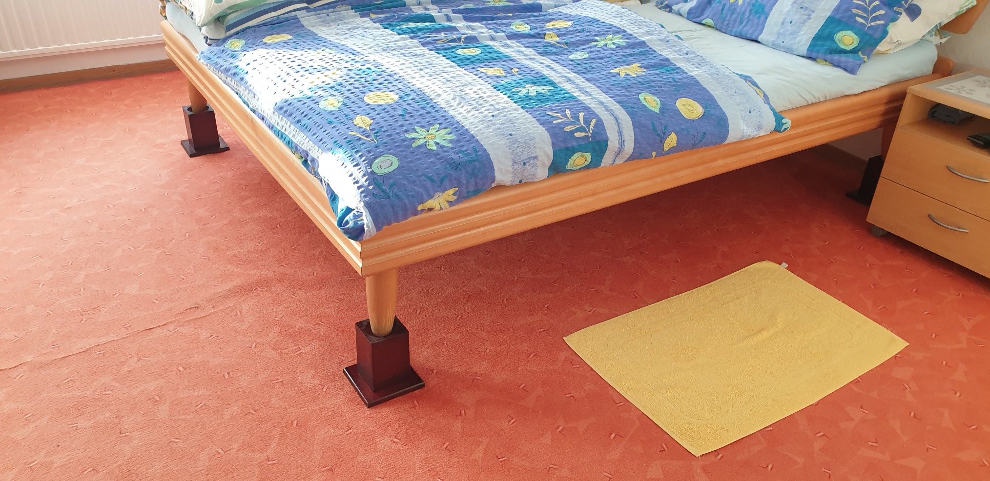 Homecraft Wooden Bed Raisers, Designed for Beds Providing Ideal ...