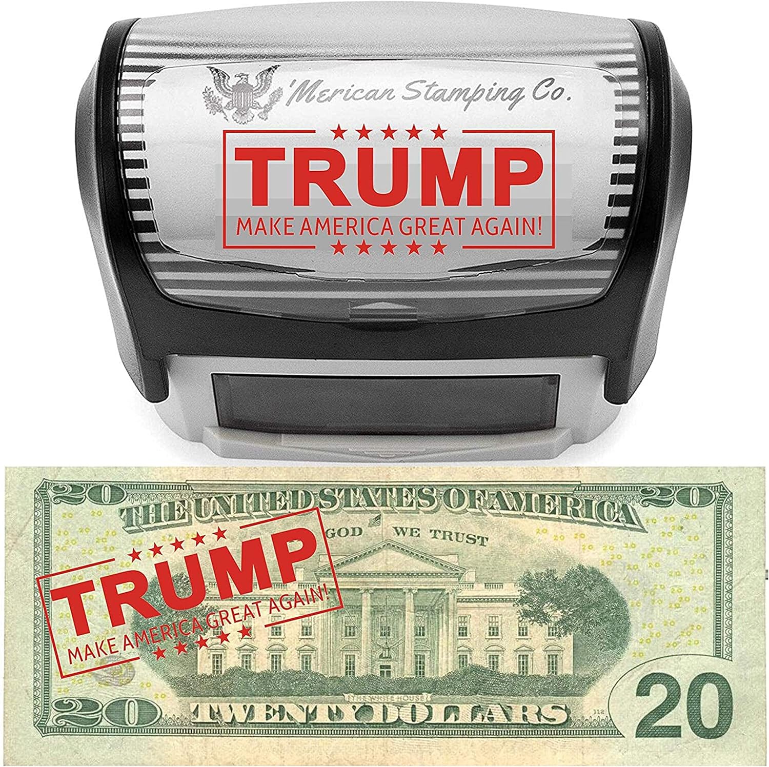 Amazon.com : MAGA Stamp by 'Merican Stamping Co. - Donald Trump Lives ...