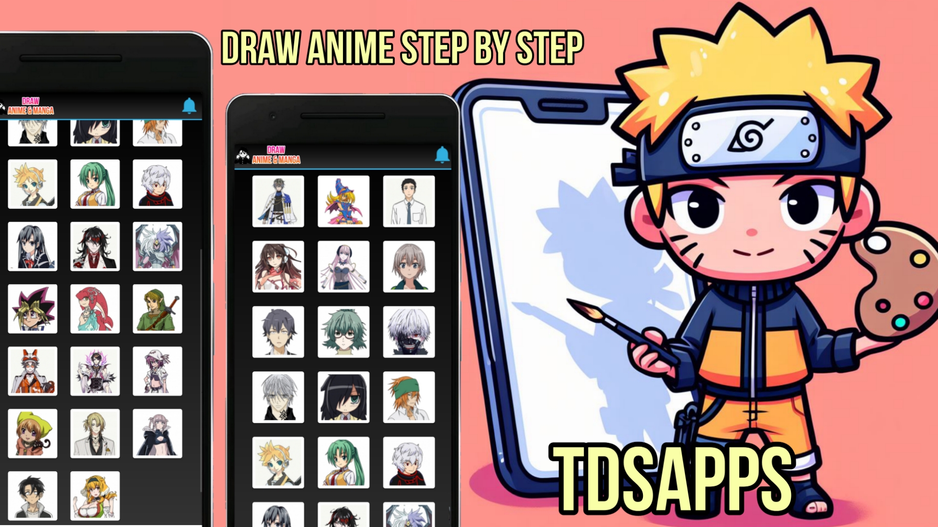 Draw Anime & Manga - Master the Art of Drawing Famous Shonen Characters ...