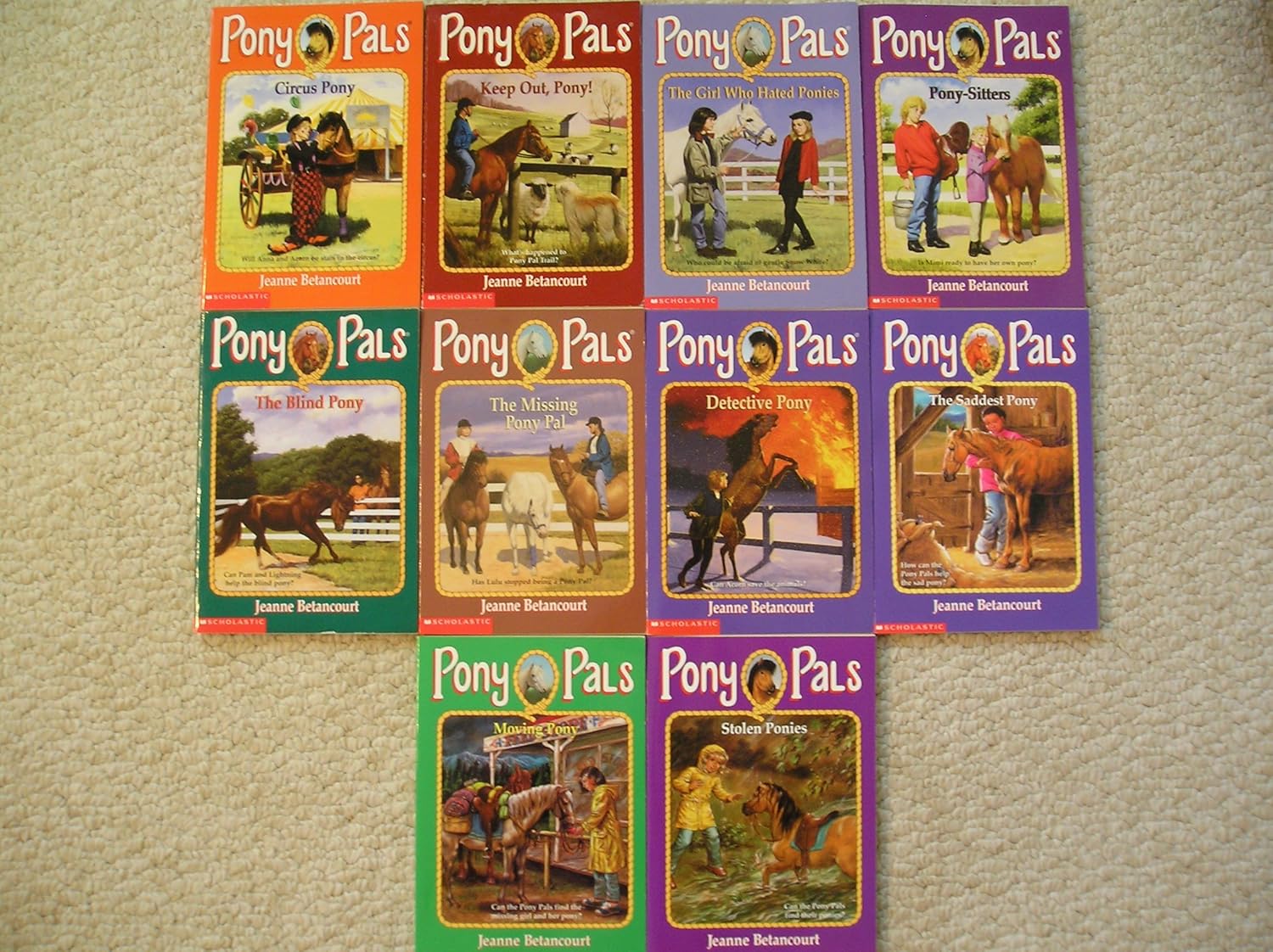 Pony Pals Set 11-20 (Circus Pony~Keep Out Pony~Girl Who Hated Ponies ...