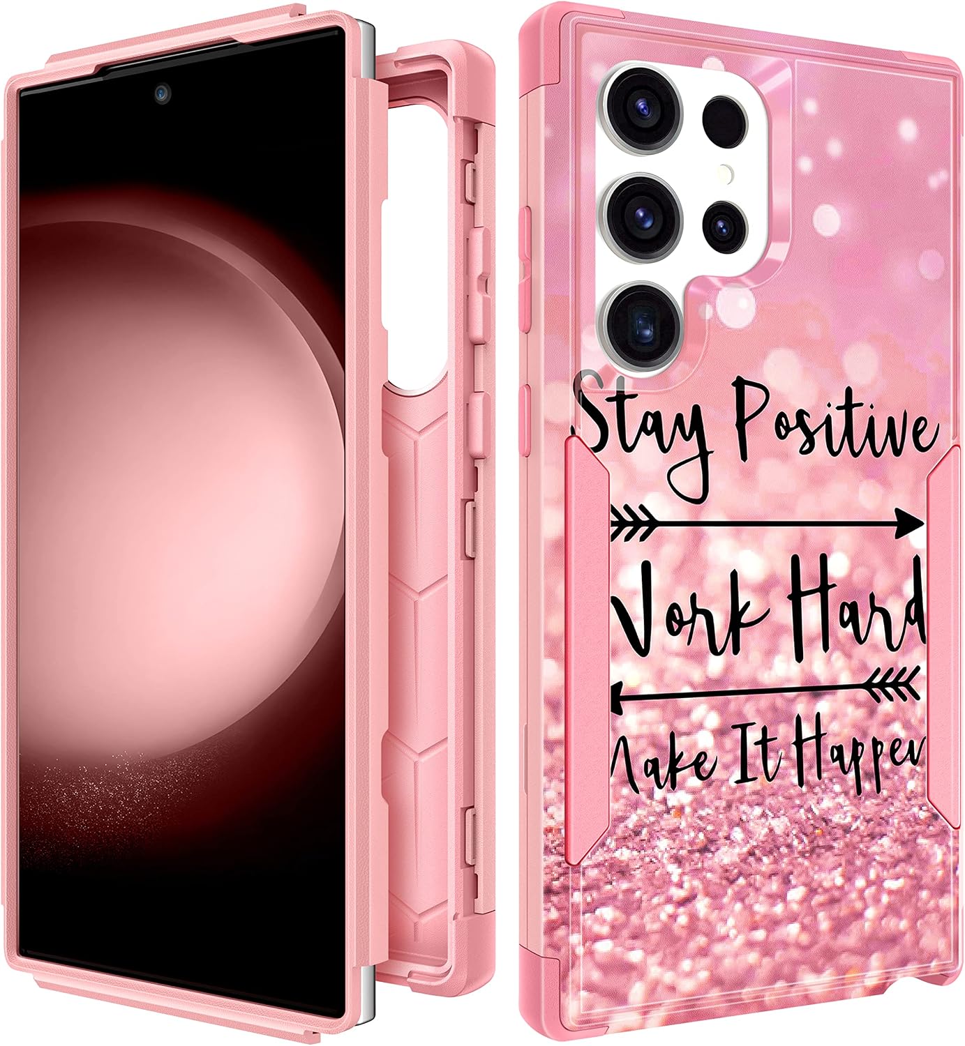 Amazon.com: Plakill for Samsung Galaxy S23 Ultra Case - Women Cute ...