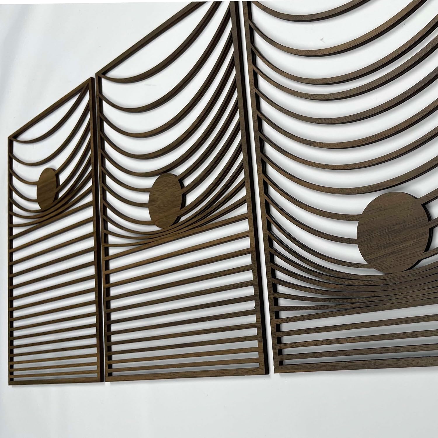 Amazon.com: Gravity Wall Art Wood Set of 3, Large Rectangular Wooden ...