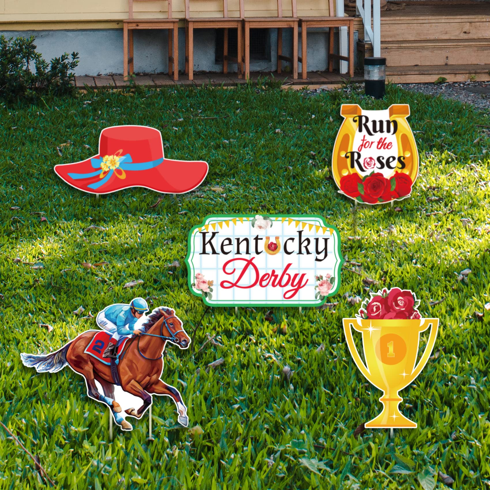 Kentucky Derby Yard Sign Kentucky Derby Stuck Decorations 2023 for Lawn ...