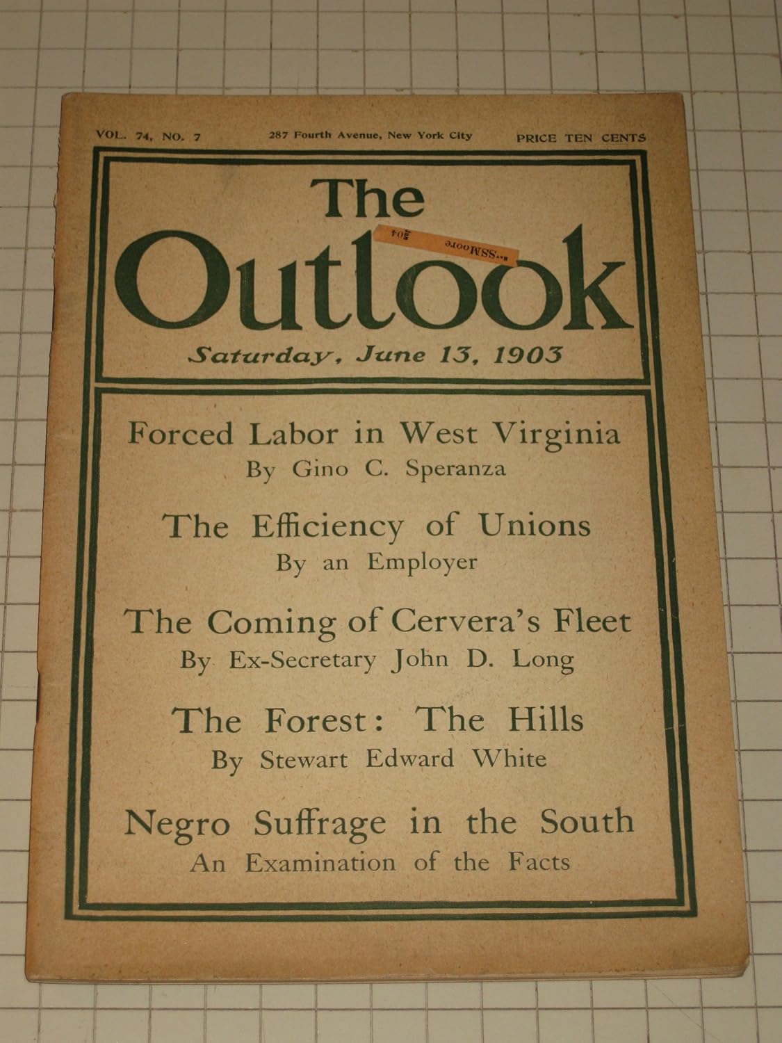The Outlook Magazine:Forced Labor in West Virginia - Efficiency of ...