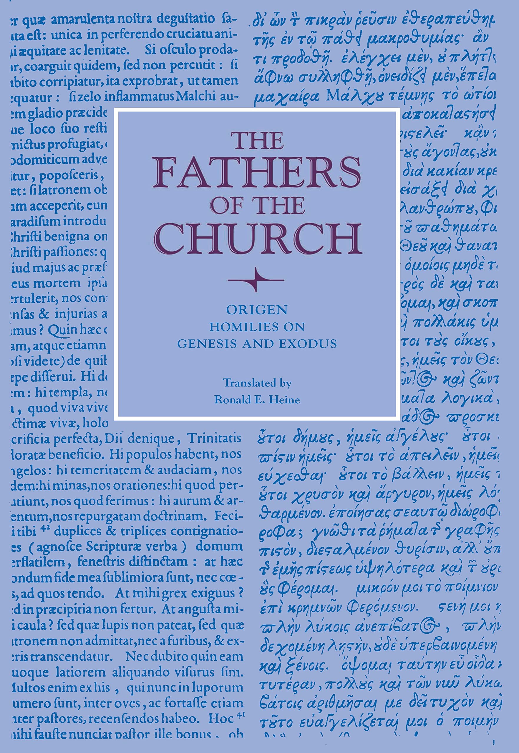 Homilies on Genesis and Exodus (Fathers of the Church Patristic Series ...