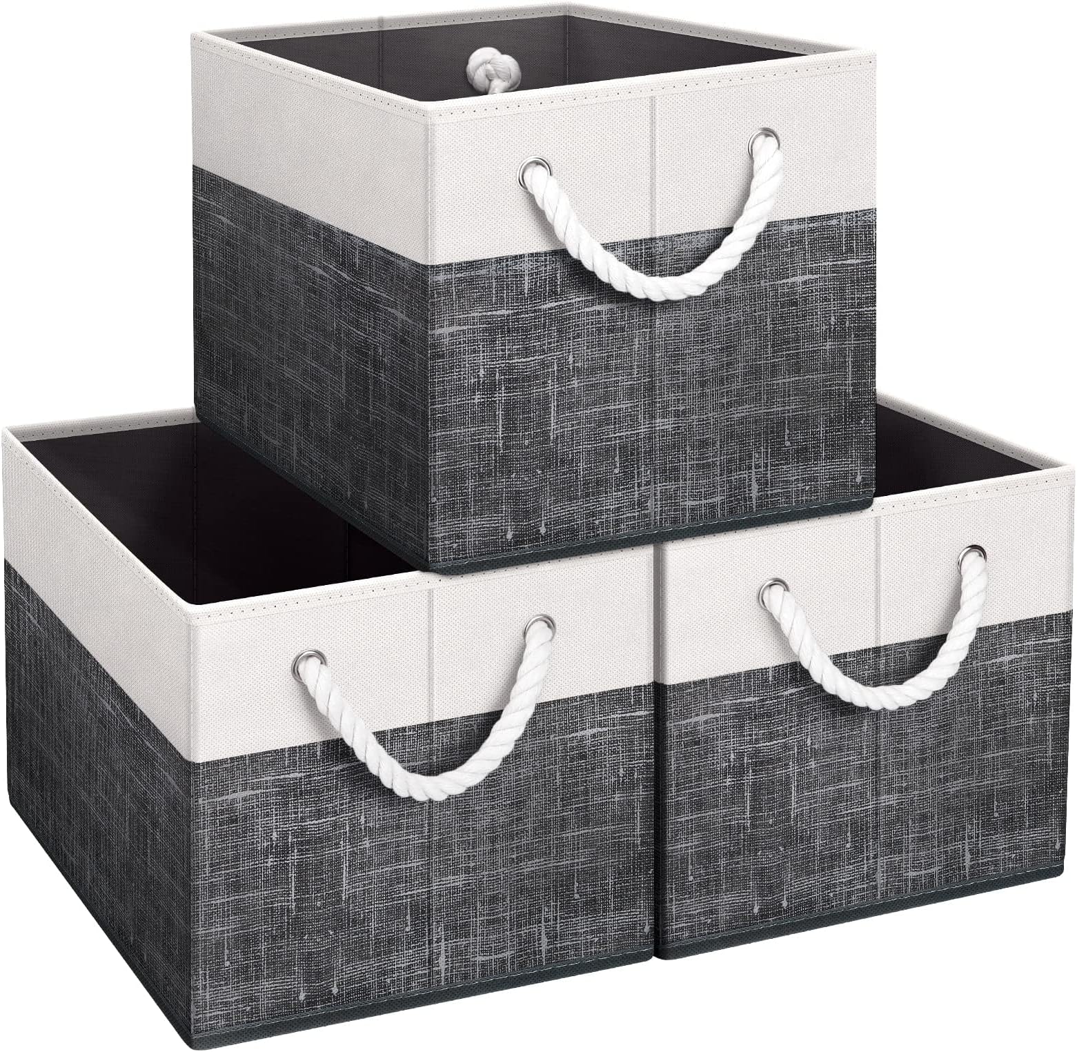 Amazon.com: Winsome Capri Foldable Fabric Basket, Black, 6/Pack (22611 ...