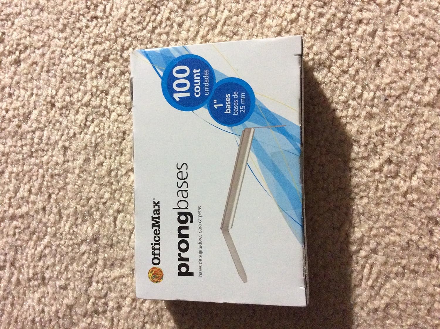 Amazon.com : OfficeMax Prong Fastener Base, 1" Capacity : Binding Bars ...