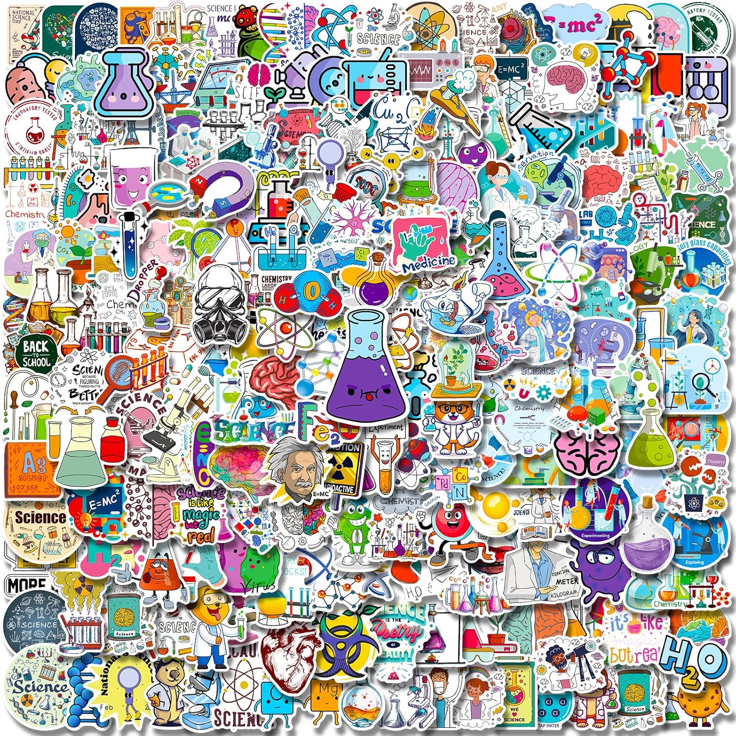 300 PCS Science Stickers, Science Classroom Decor Stickers for Water ...