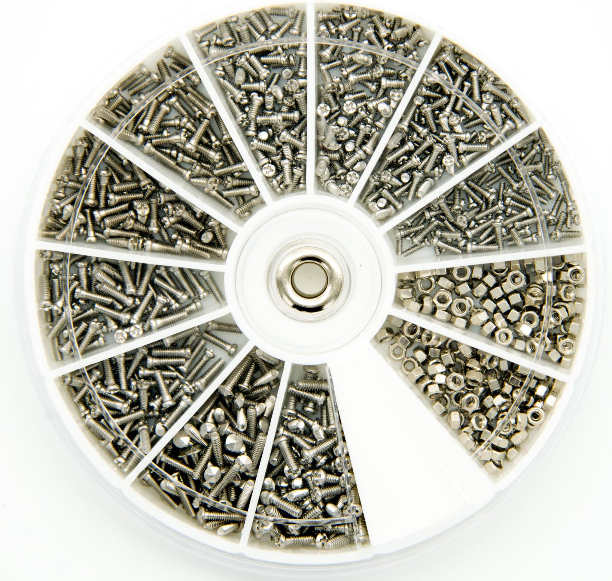 PROtastic® 600pc Stainless Steel Screws Nuts Assortment Kit Set M1 M1.2 ...