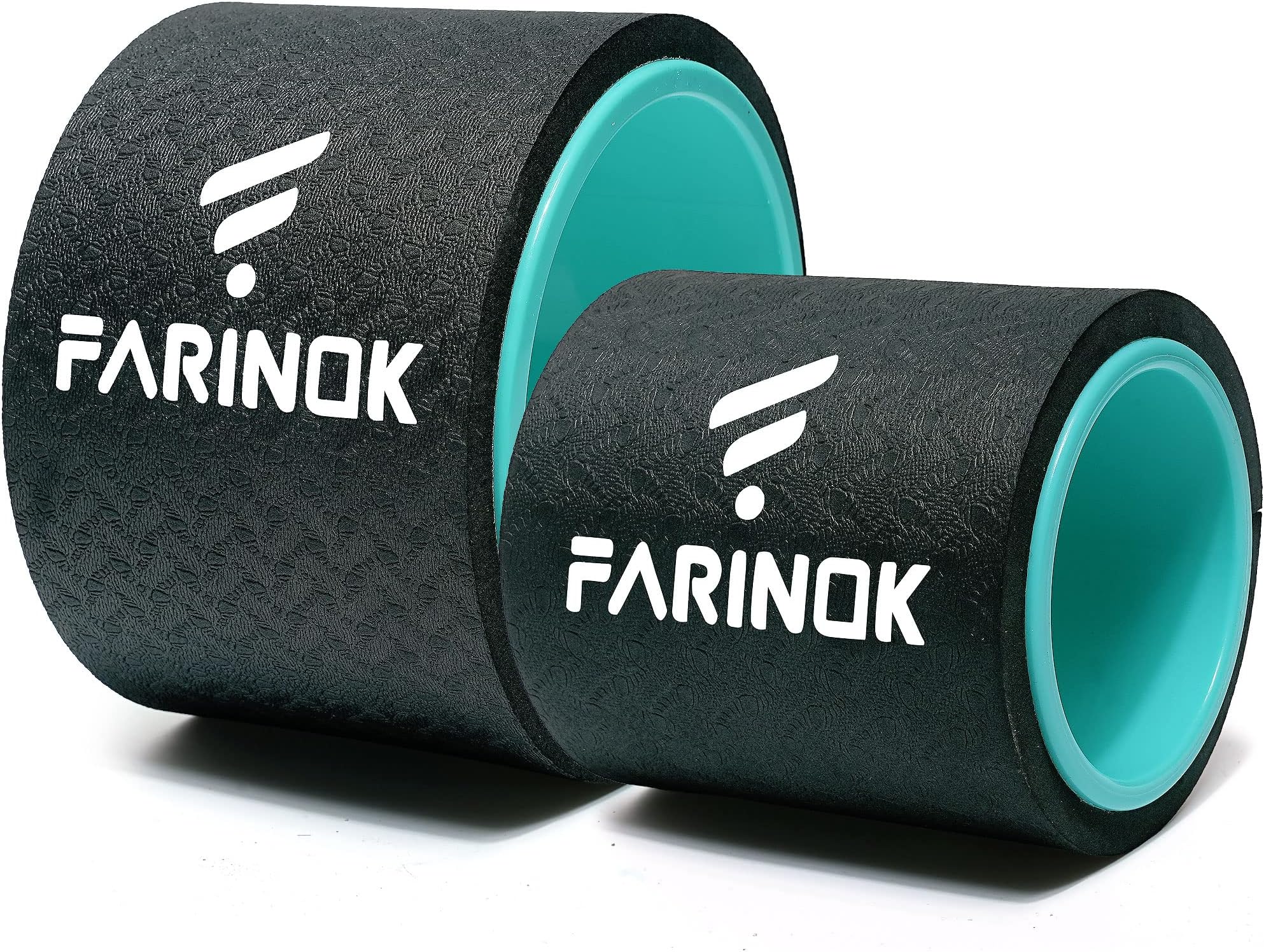 Amazon.com: Yoga Wheel Set of 2, Upgraded 10MM Thick Back Wheels for Pain Relief & Stretching ...